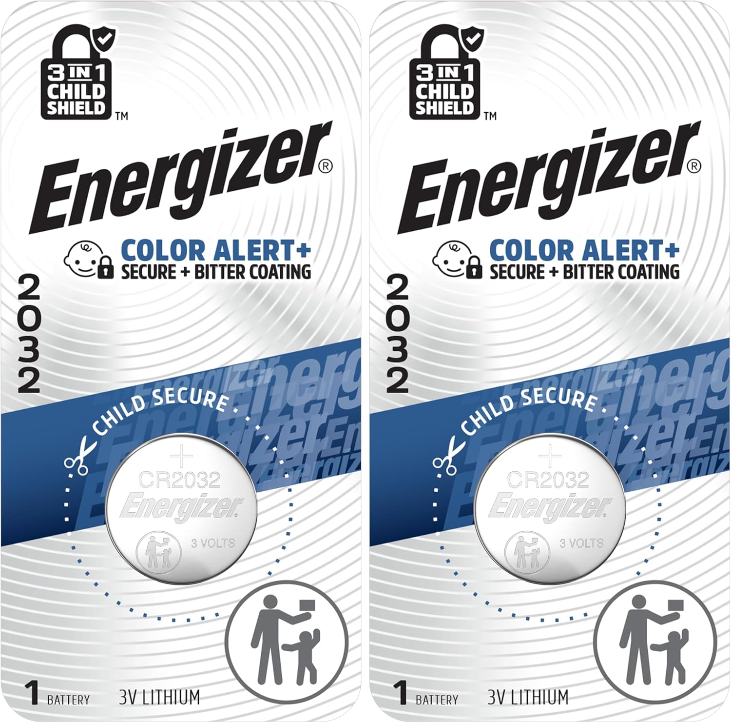 Amazon.com: Energizer 2032 3V Batteries, 3 Volt Battery Lithium Coin, 1 ...