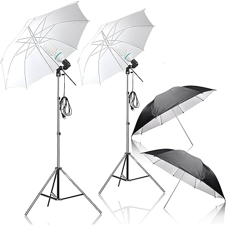 Amazon.com : EMART Umbrella Photography Lighting Kit with 700W CFL ...