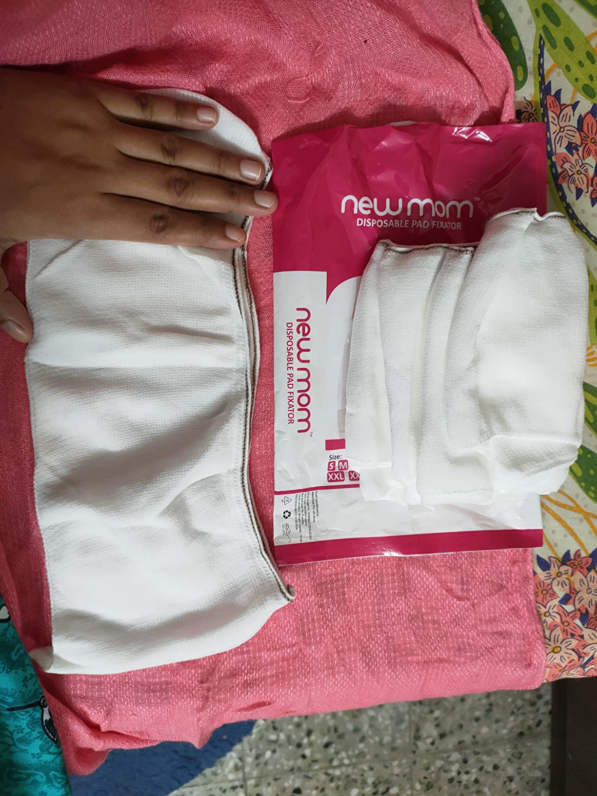 Buy Newmom Disposable Pad Fixator - Pack of 5 (XXL)-Hip Circumference ...