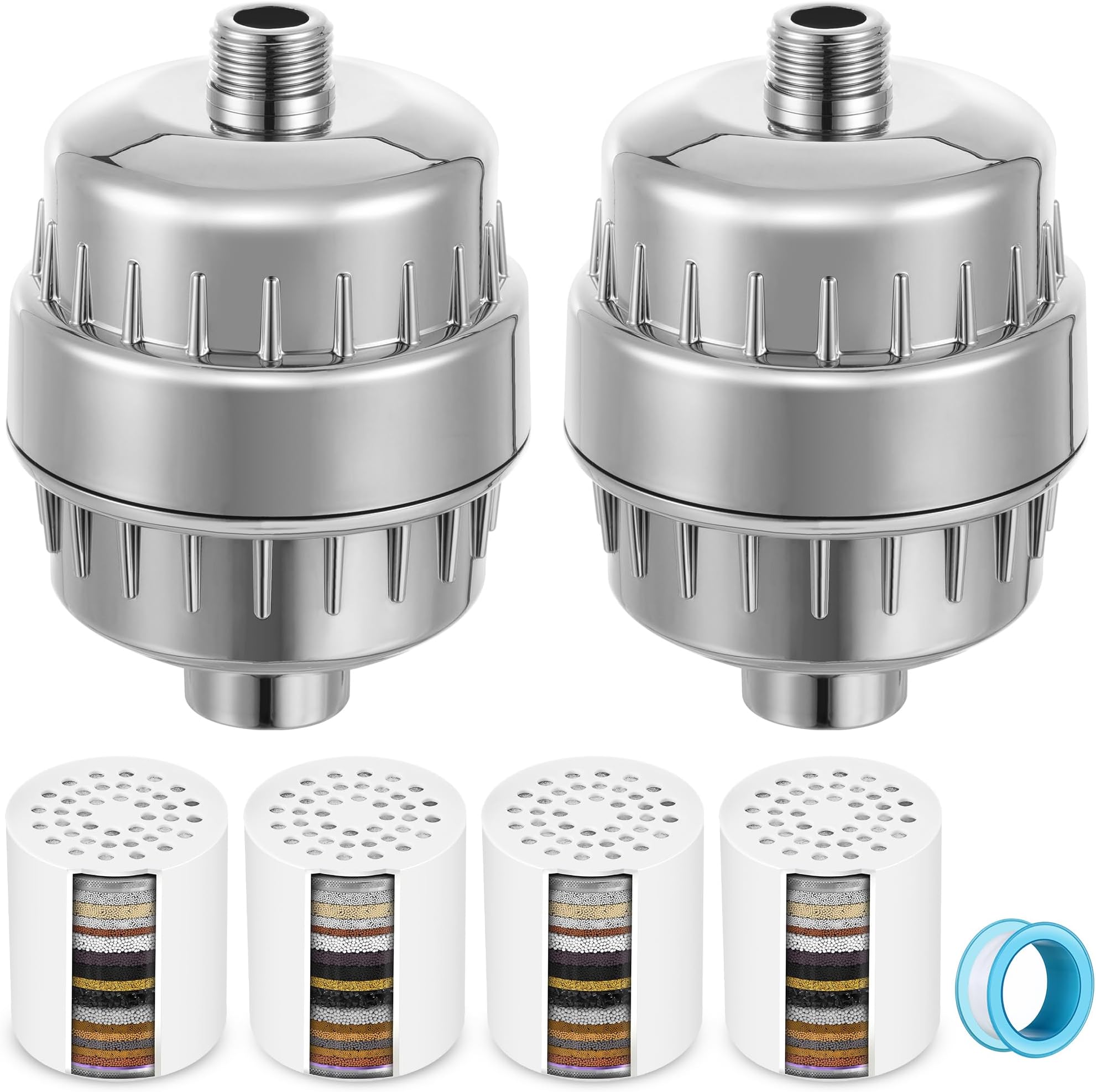 Replacement Filter for The Clearly Pure Shower Head - Dechlorinating ...