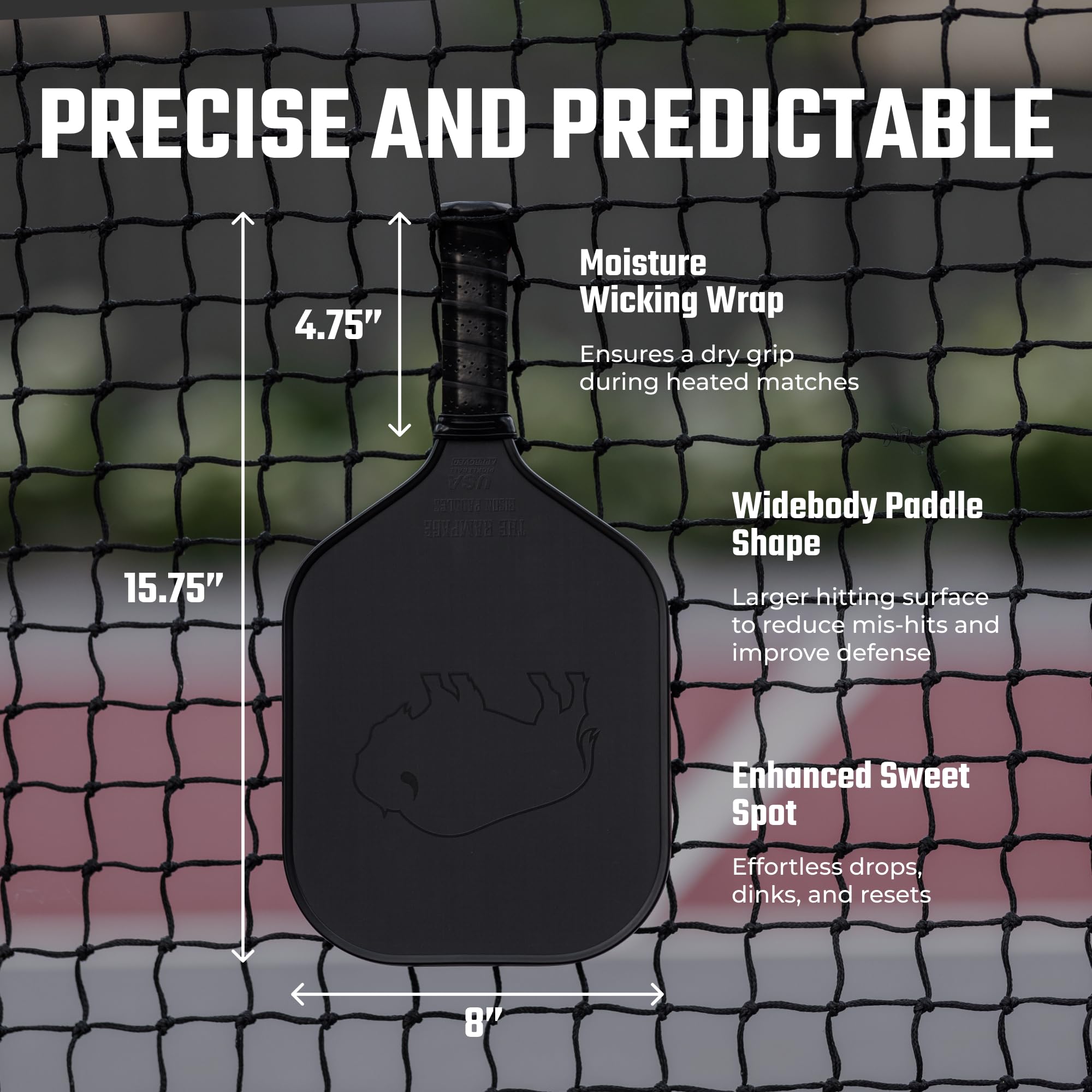 Snapklik.com : Carbon Fiber Pickleball Paddle - Raw Toray T700 Surface ...