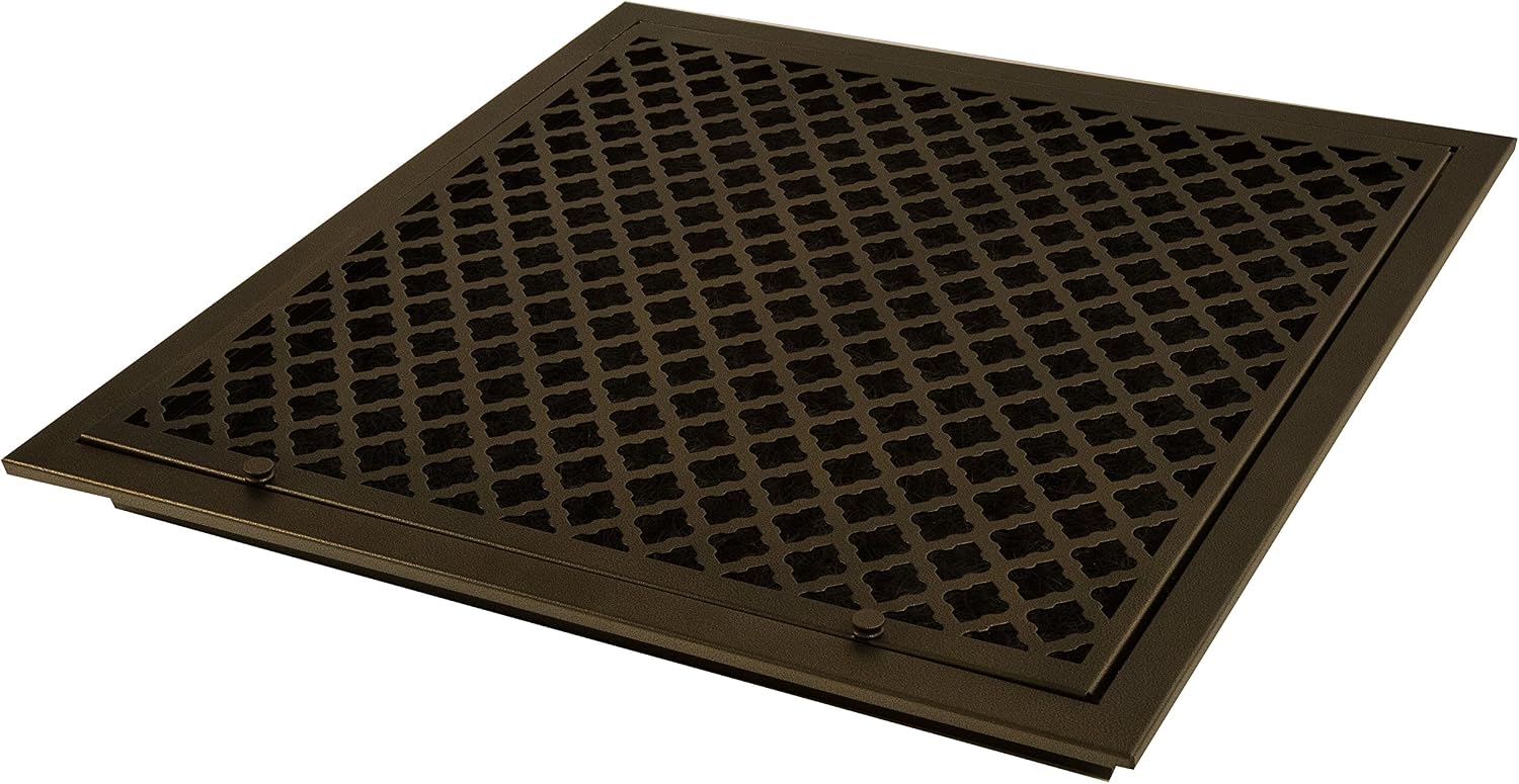 SteelCrest BTU20X20FFORB Series Designer Filter Return Vent with Hinged ...