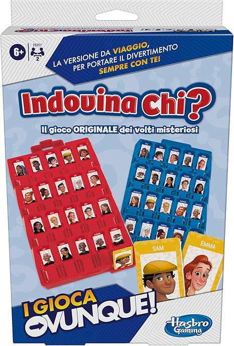 Hasbro Gaming Indovina Chi?, I Gioca Ovunque, Gioco Portatile, per ...