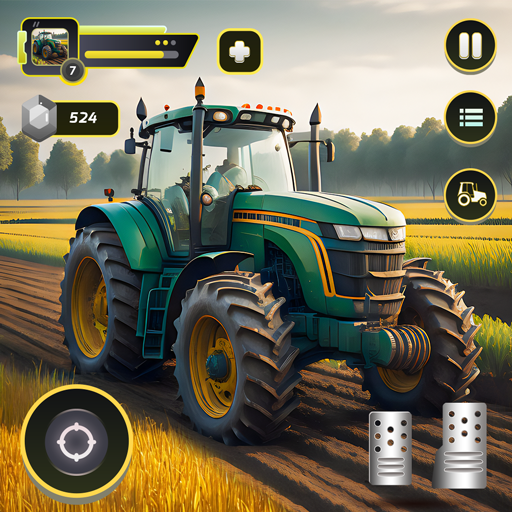 Mega Big Tractor Farming Simulator, Tractor Driving Cargo Simulator 3D ...