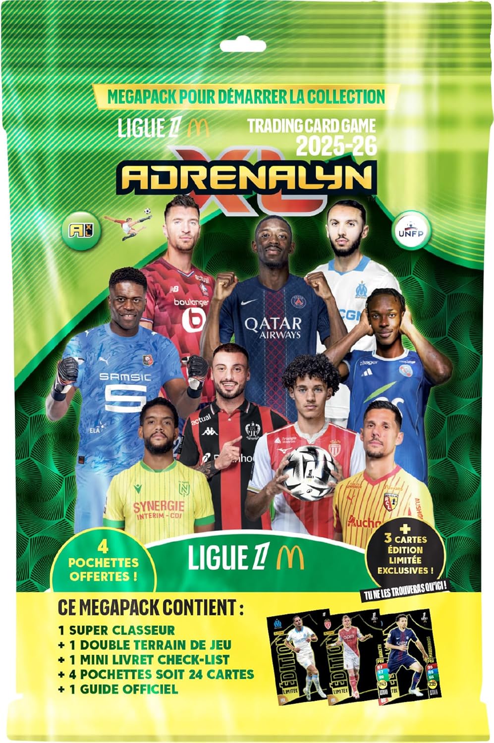 Panini ADRENALYN Ligue 1 McDonald's 2025-2026 Trading Cards Game ...