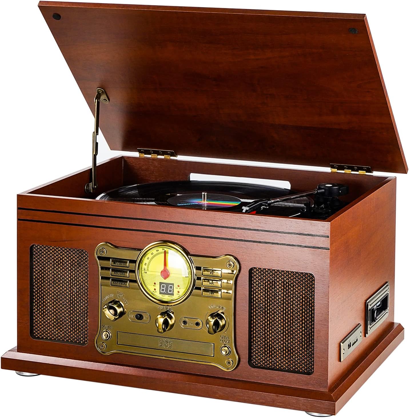 Amazon.com: Studebaker Floor Stand Turntable, Bluetooth Receiver, CD ...