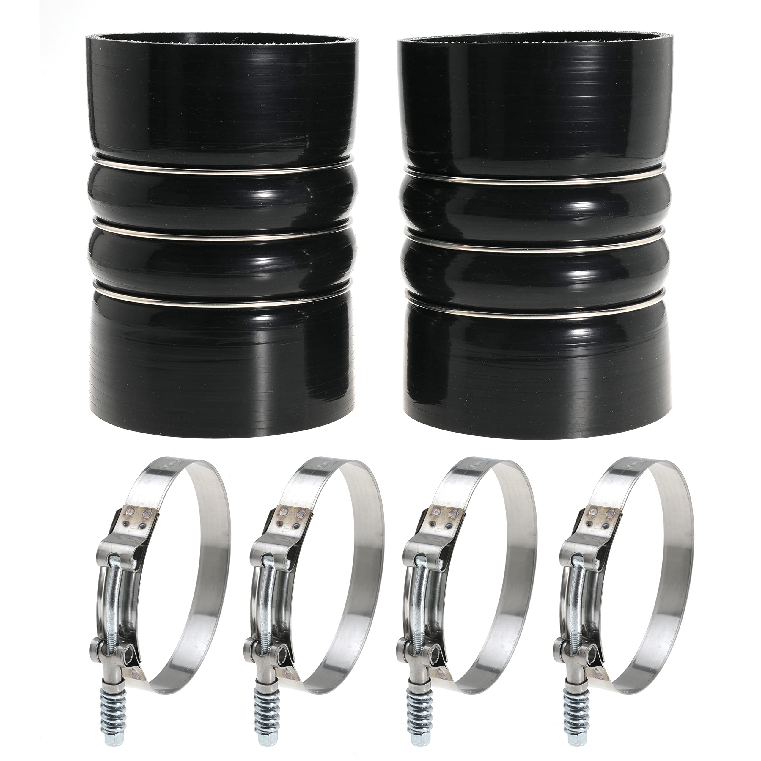 Snapklik.com : Silicone Charge Air Cooler Hump Hose Boot Set 4" X 6" 4 Inch