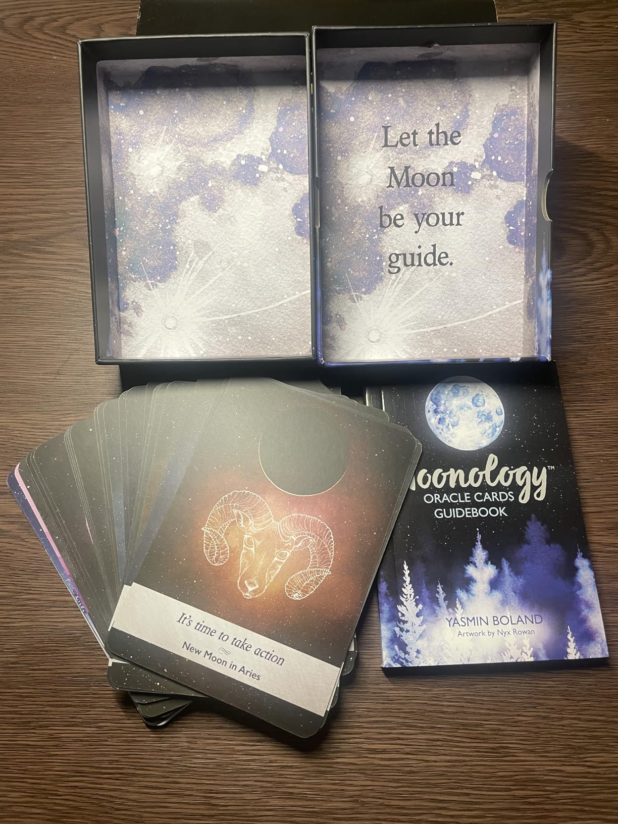 Amazon | Moonology Oracle Cards | Boland, Yasmin, Rowan, Nyx | Tarot