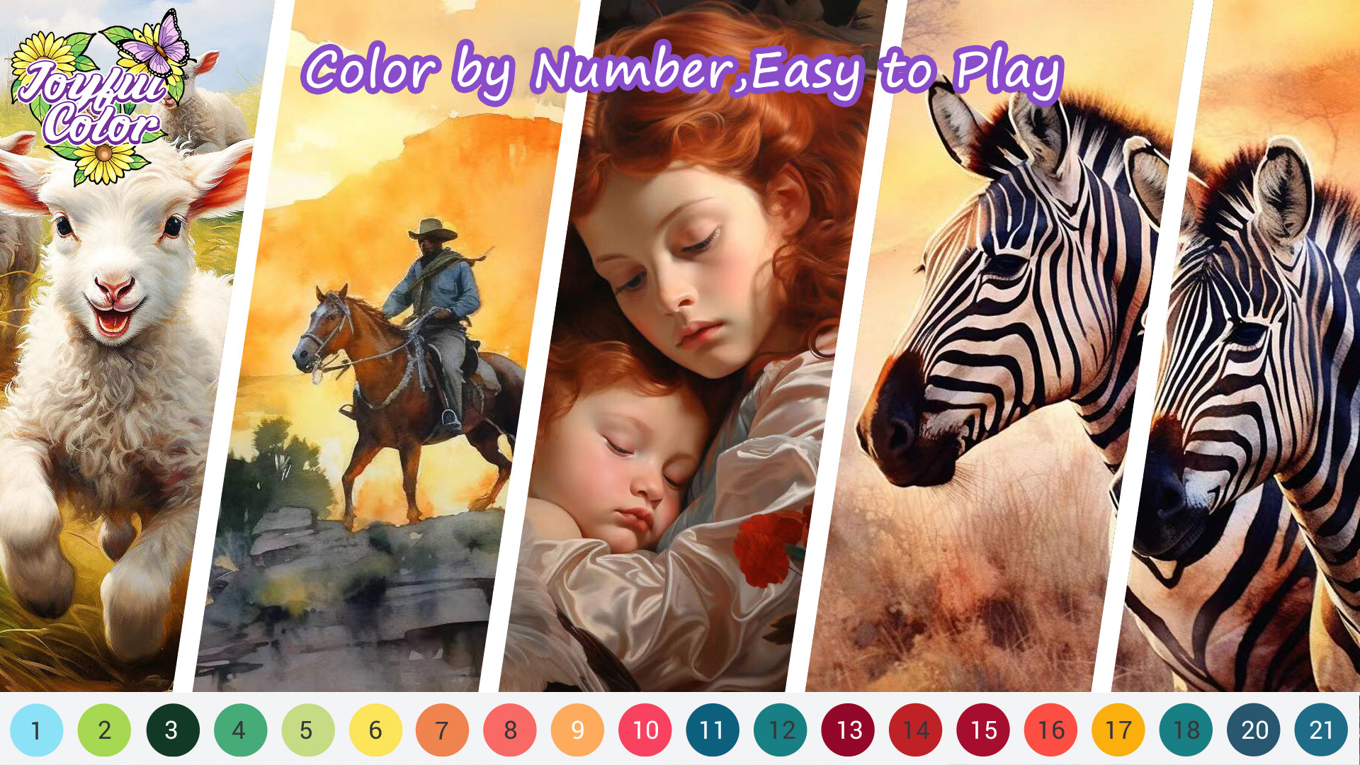 Joyful Color - Color By Number - App on Amazon Appstore