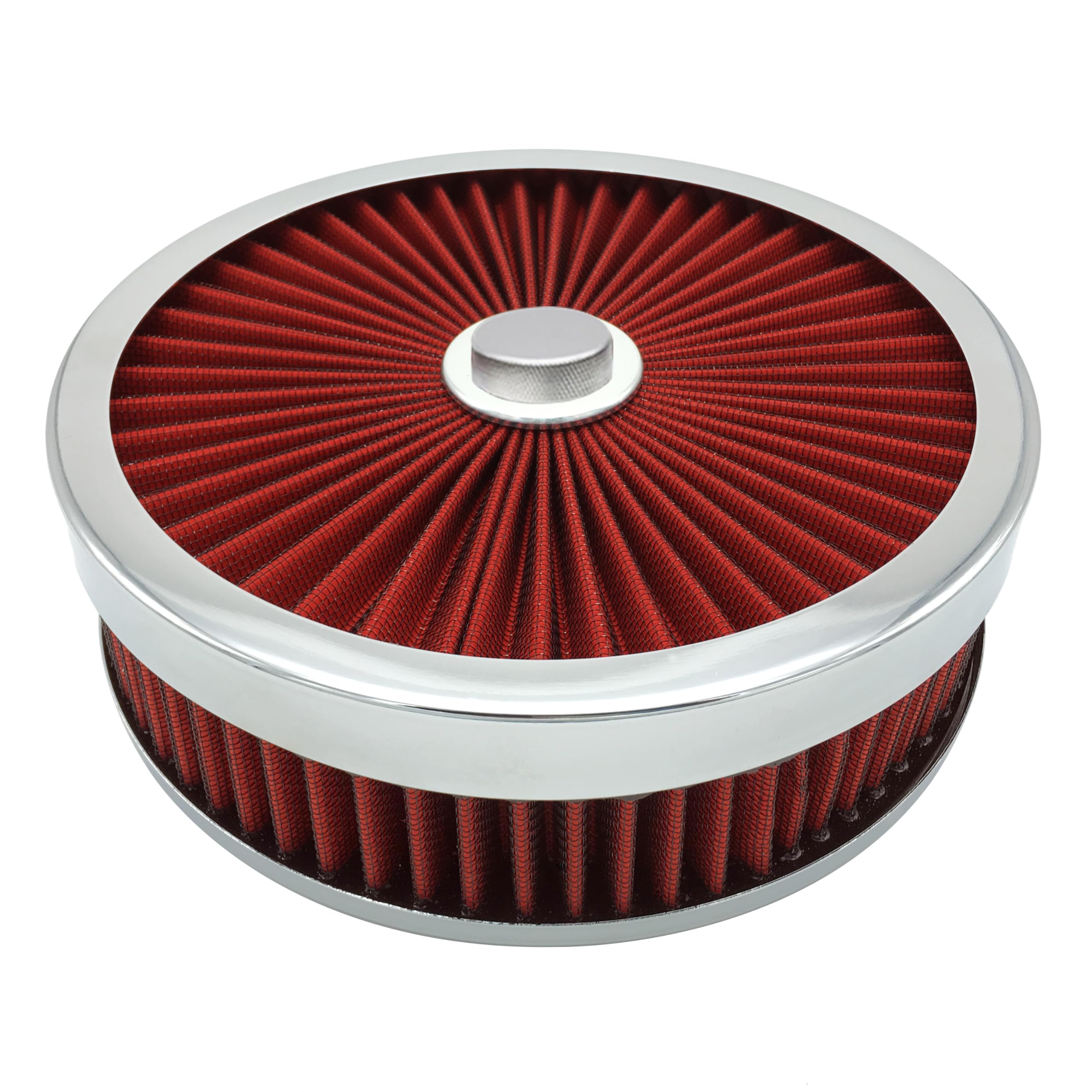 Amazon.com: SAGE PERFORMANCE Full Flow Round 6''X2'' Air Filter ...