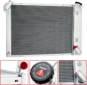 Amazon.com: HKAUTOPART CU615 Aluminium Radiator for 1966-1968 Chevy ...