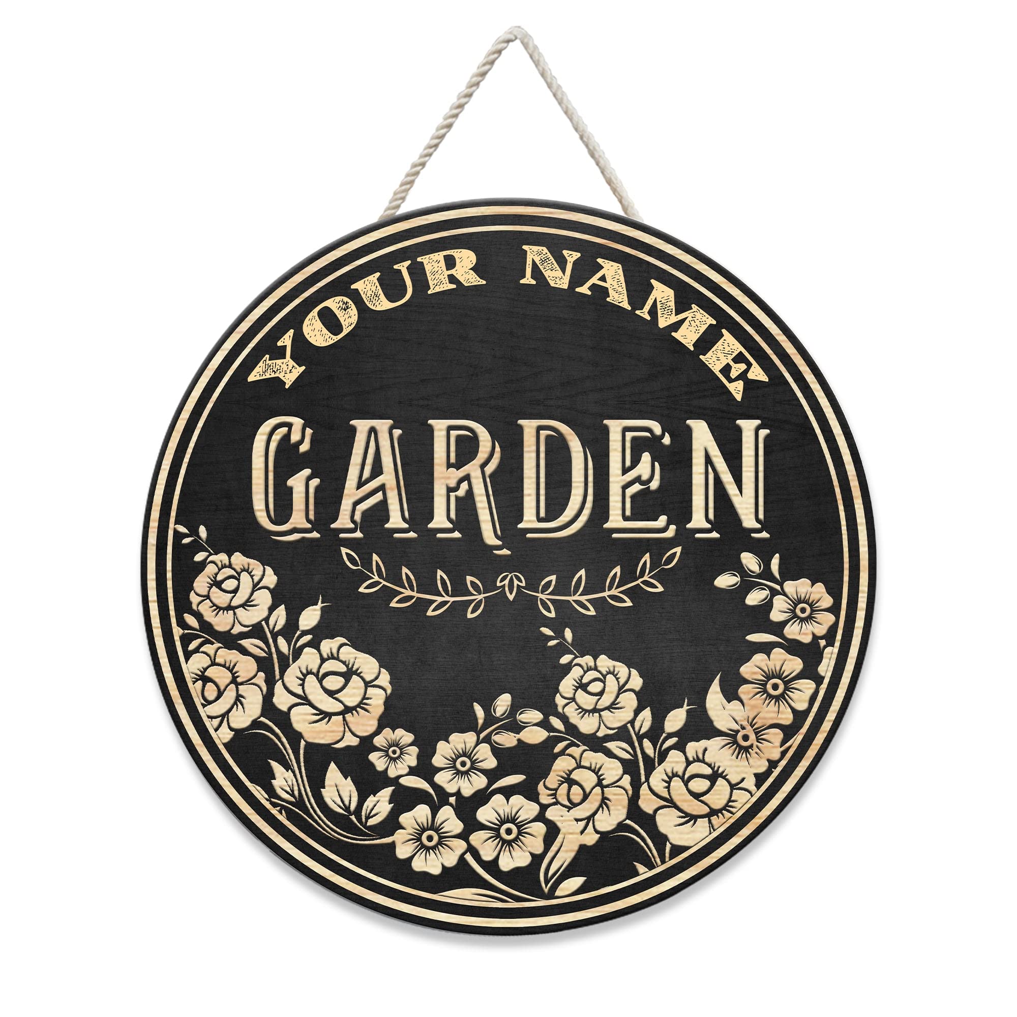 Rustic Wooden Garden Signs Garden Sign, Garden Rules. Rustic Sign.