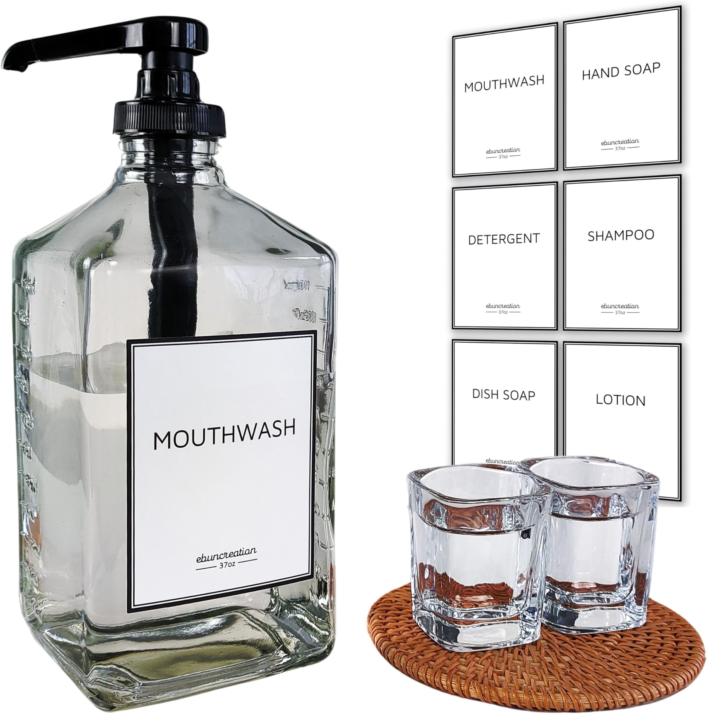 Amazon.com: Practical Mouthwash Dispenser Specially Designed to Fit ...