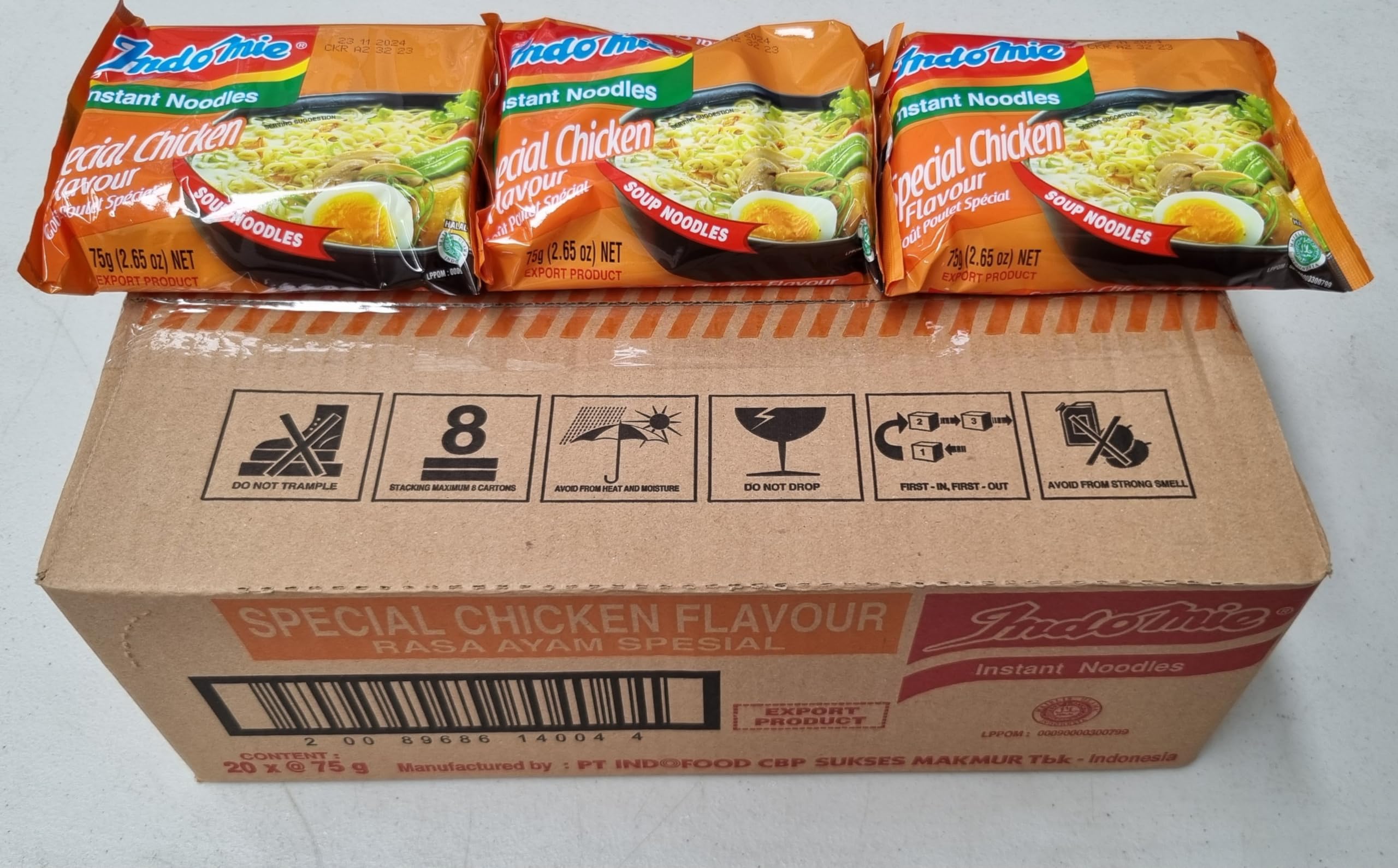 Indomie Special Chicken Flavour Instant Noodles 75 g x 20packs : Amazon ...