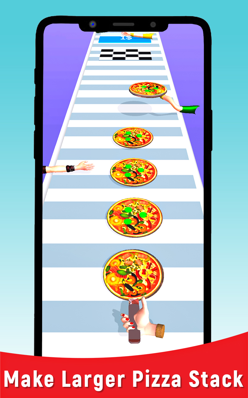Pizza Stack Runner 3D Restaurant Rush: I Want Great Pizza Cooking Master Pizzeria Simulator Game ...