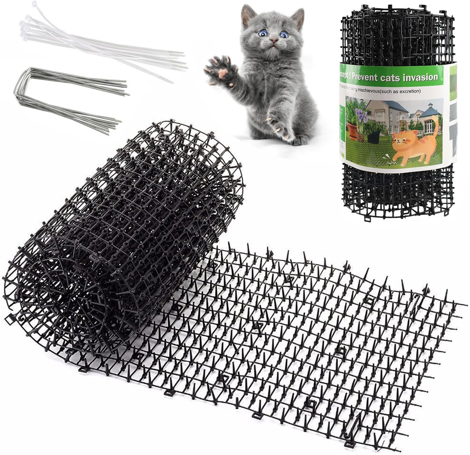 Cat Deterrent Mat, 30 * 200cm Cat Repellent Scat for Indoor and Outdoor ...