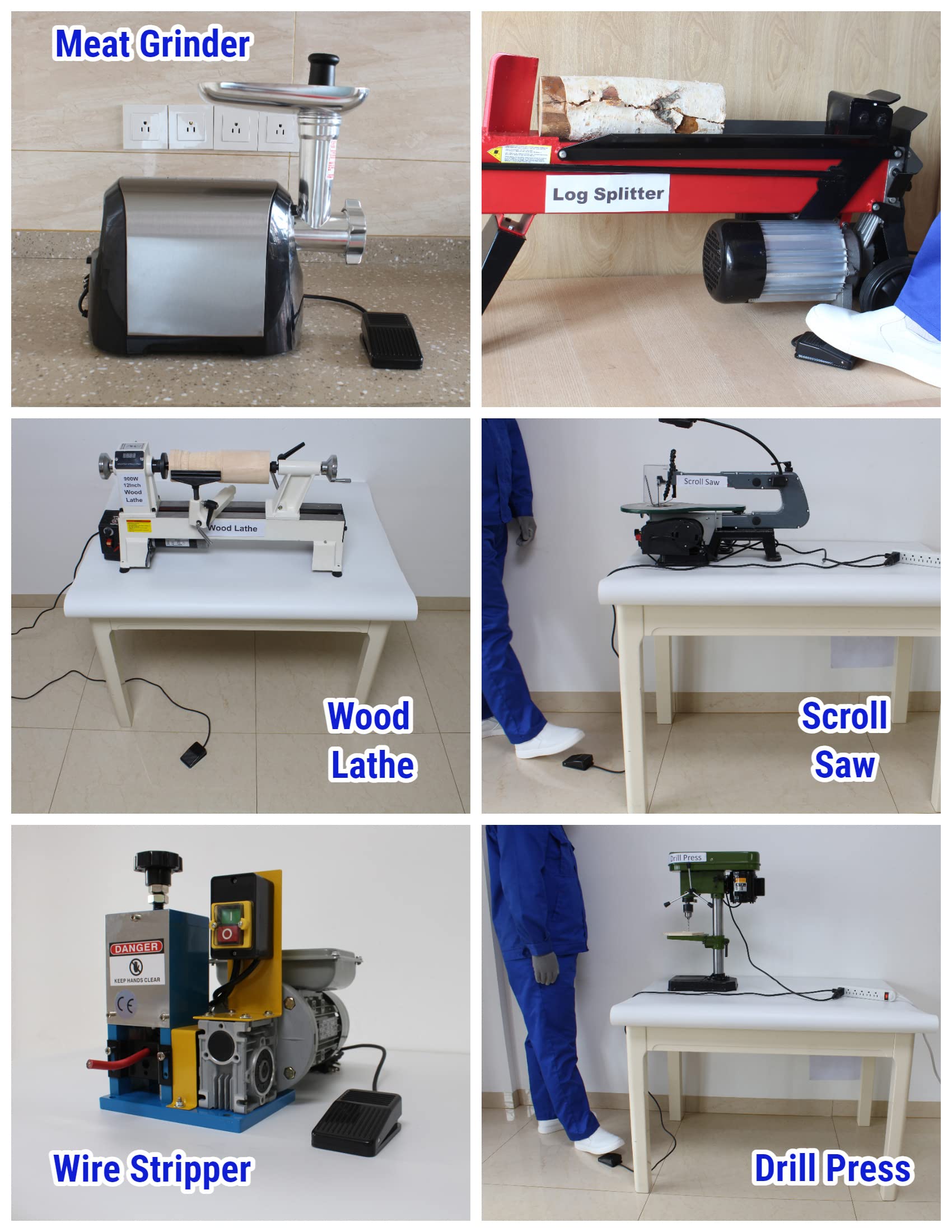 Snapklik.com : Foot Switch,Normally Off,Press And Hold To ON,10FT,UL ...