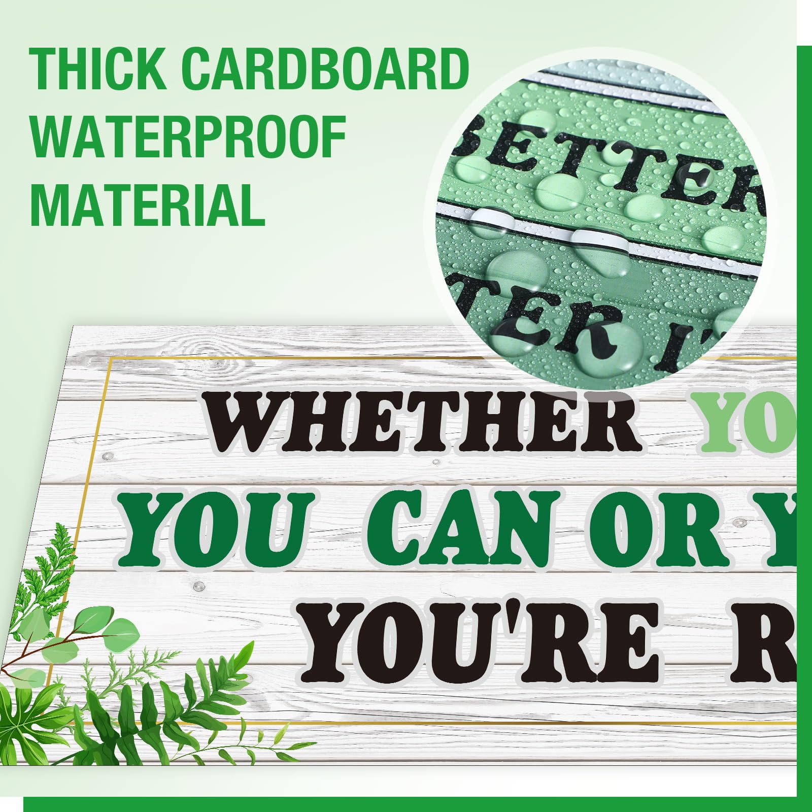 Snapklik.com : Plant Theme Growth Mindset Banner Classroom Decorations ...