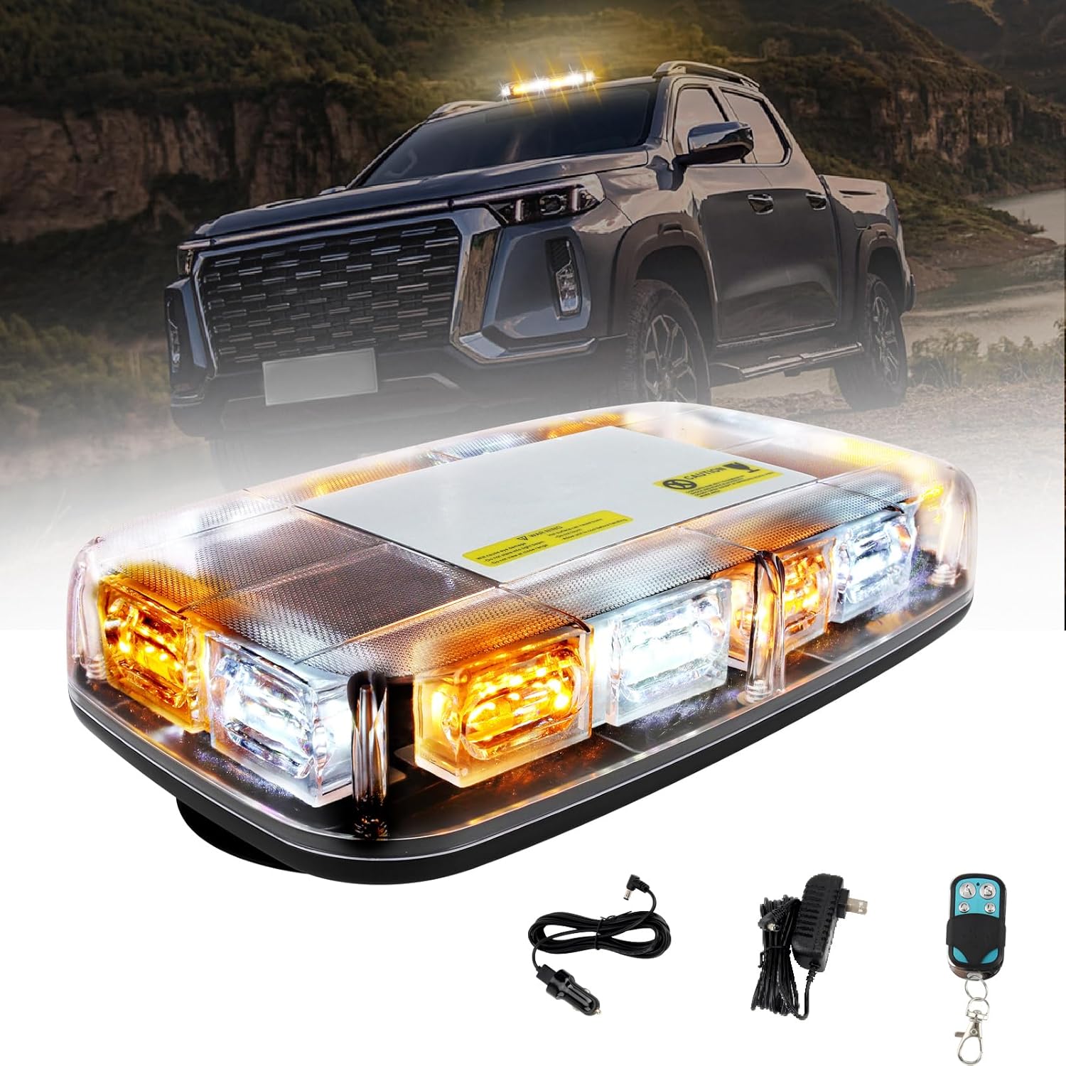 Amazon.com: JESTMOTOR 48LED Magnetic Strobe Light, Remote Control ...