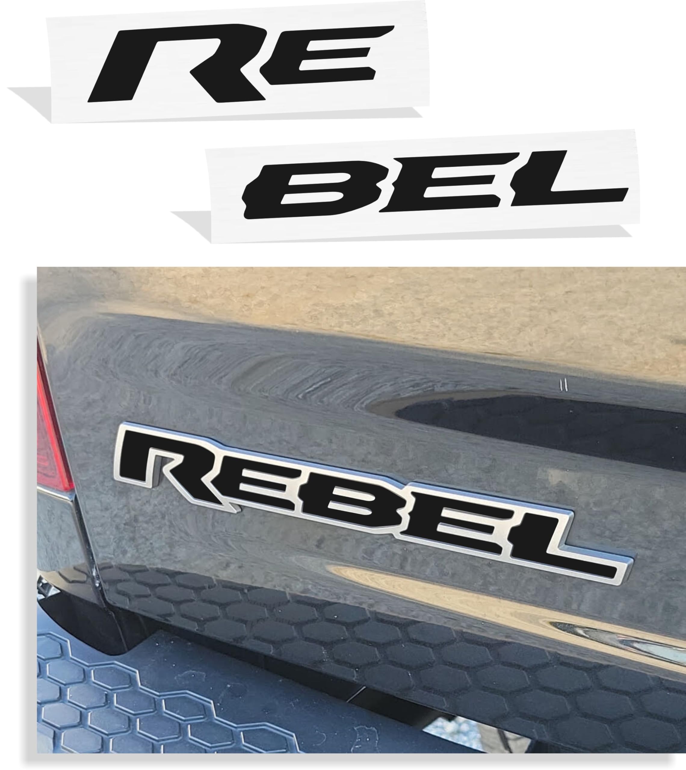 Amazon.com: Reflective Concepts - Rebel Emblem Inlay Decal Sticker ...