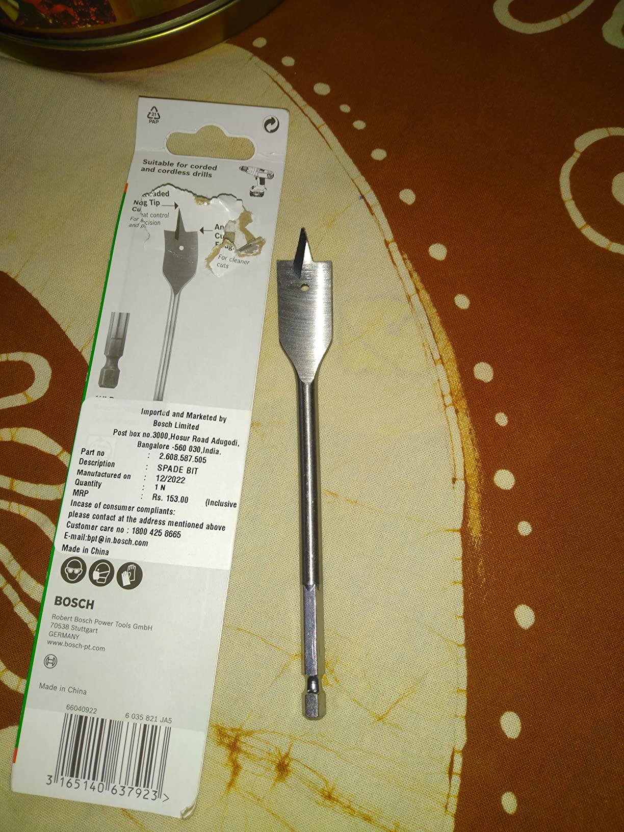 Bosch Professional Wood Spade Bits Clean Cut Range With Diameter 30Mm ...