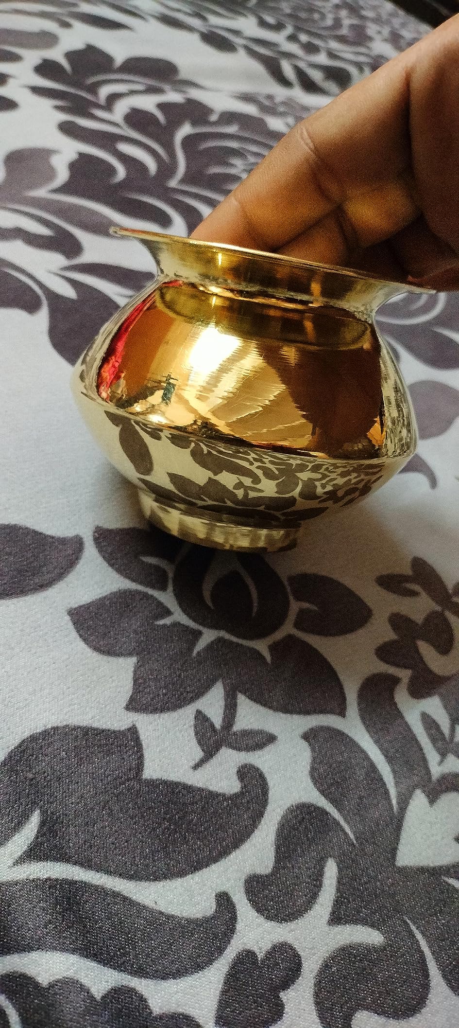 Metal Mission Pure Brass Tamba Antique Lota Kalash and Joint Free for ...