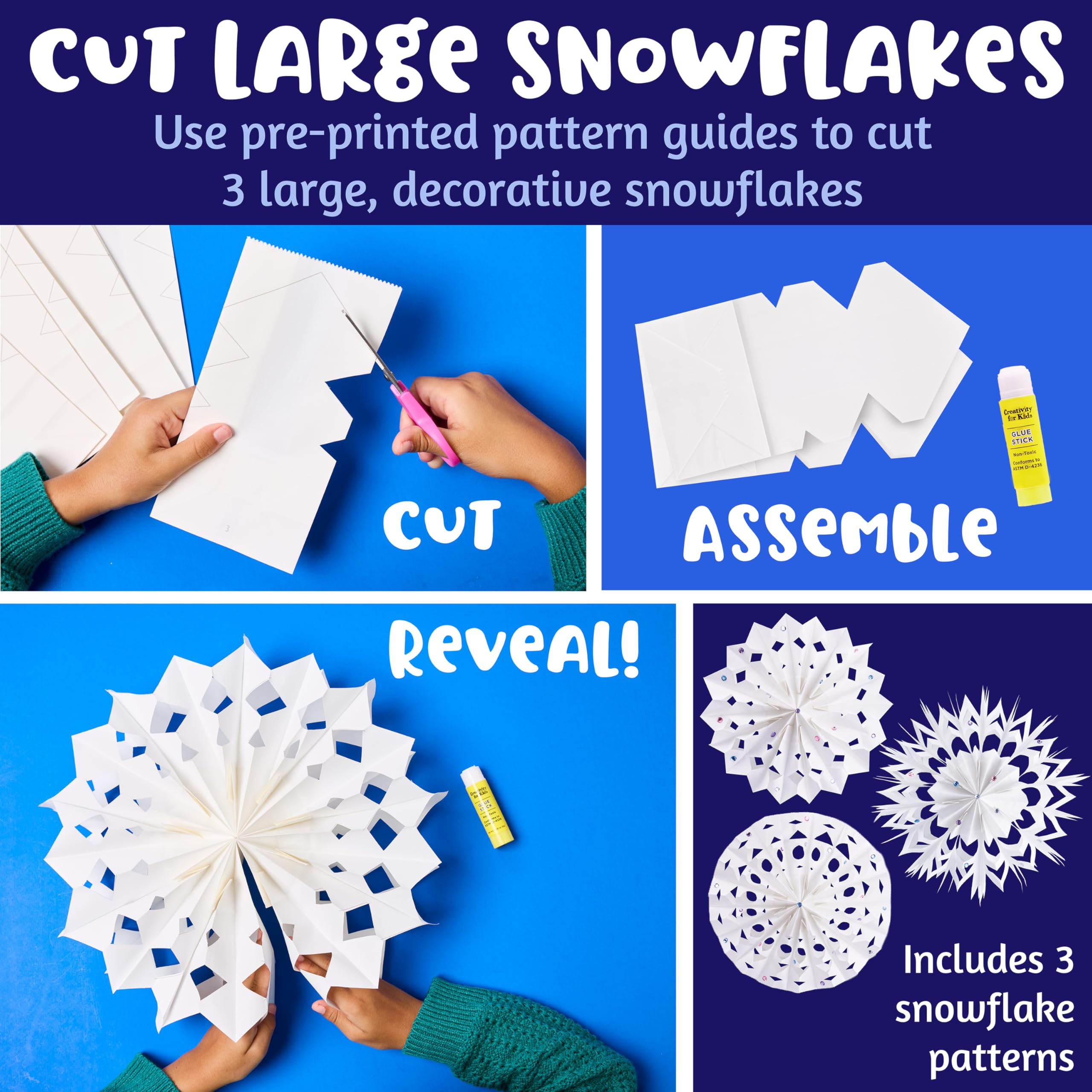 Diy Paper Snowflake Ornaments