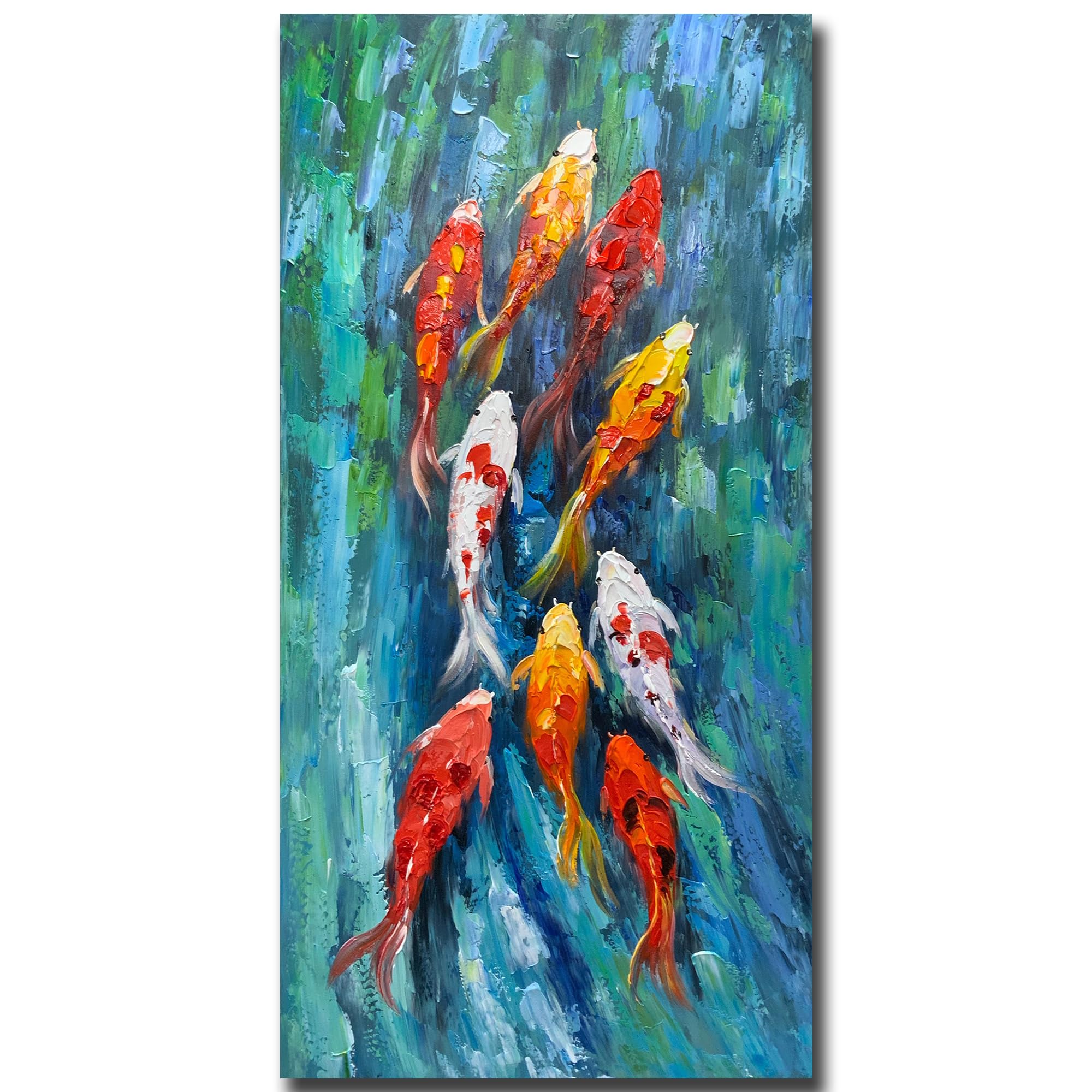 Amazon.com: Yotree Wall Art, 24x48 Inch Paintings Oil Hand Painting ...