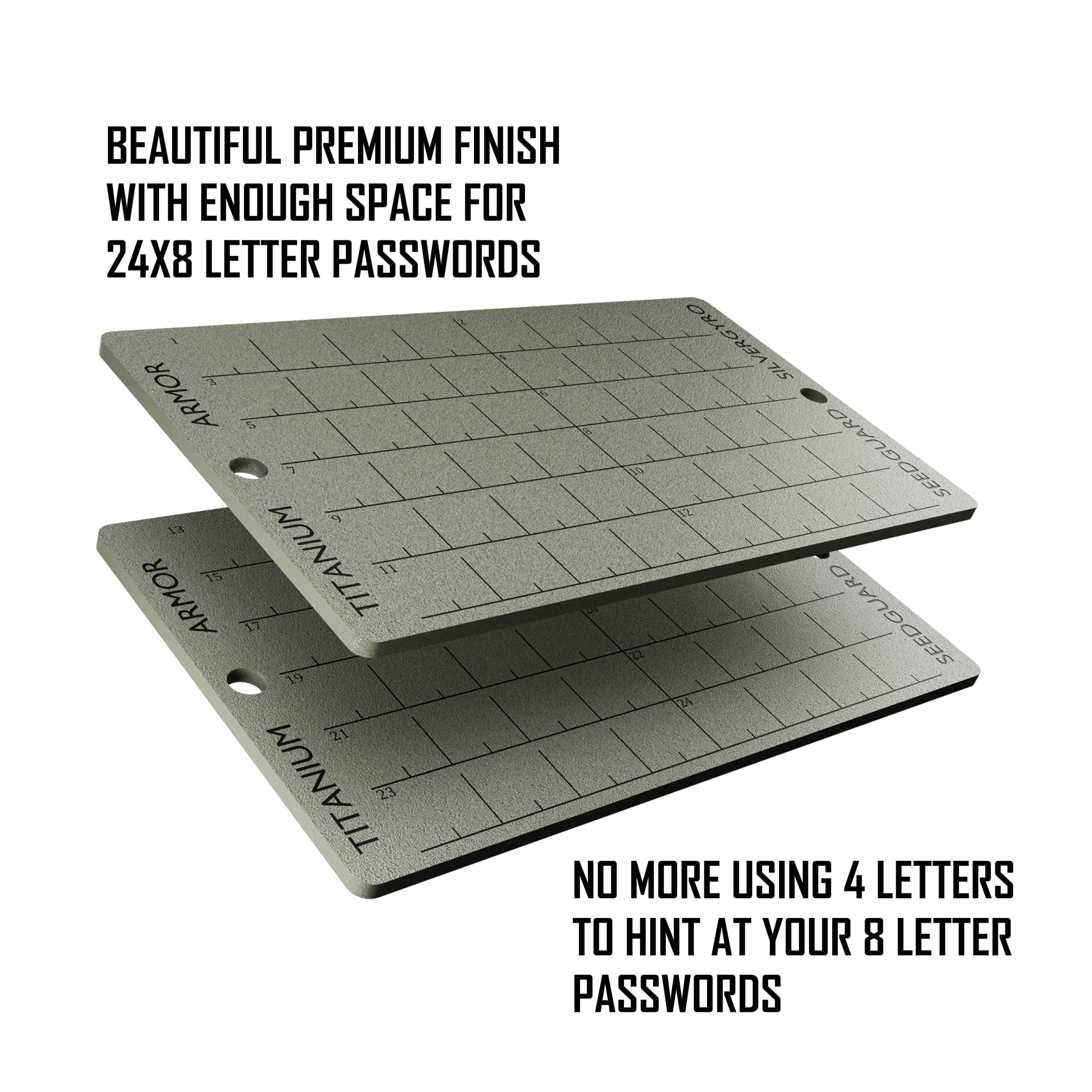 Keystone Crypto Seed Storage Titanium Kit – Fireproof Crypto Wallet ...