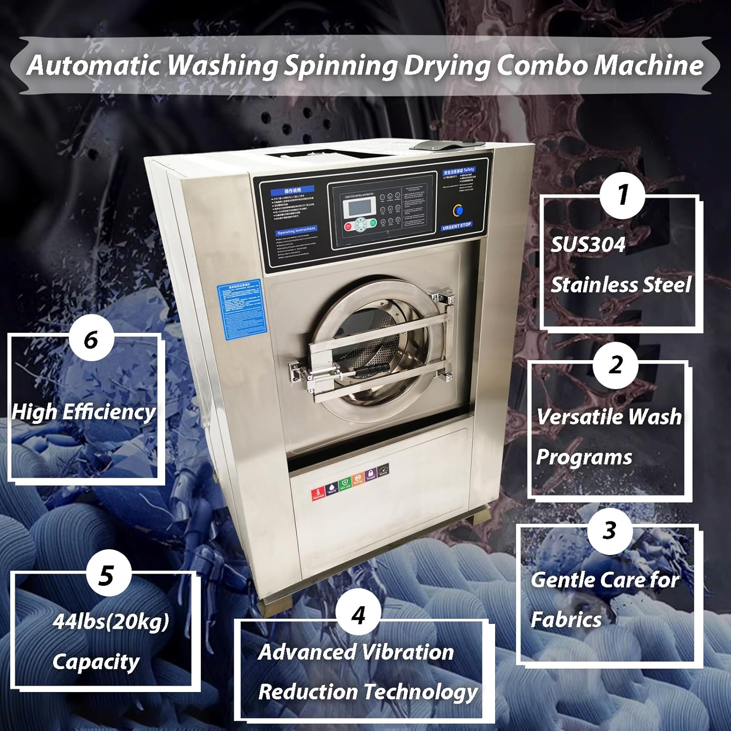 Automatic Washing Spinning Drying Combo Machine Philippines | Ubuy