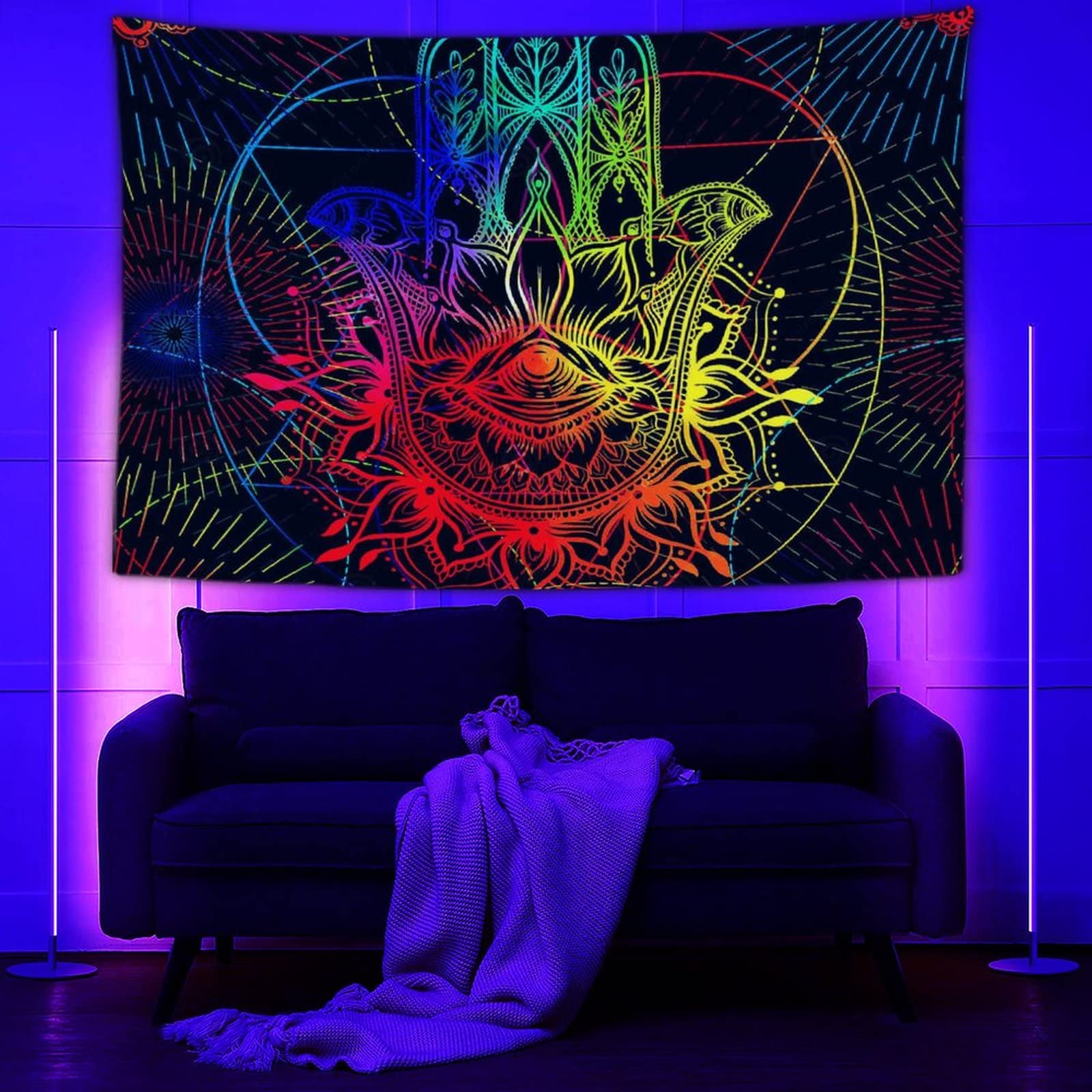 Colorful Hamsa Hand Art
