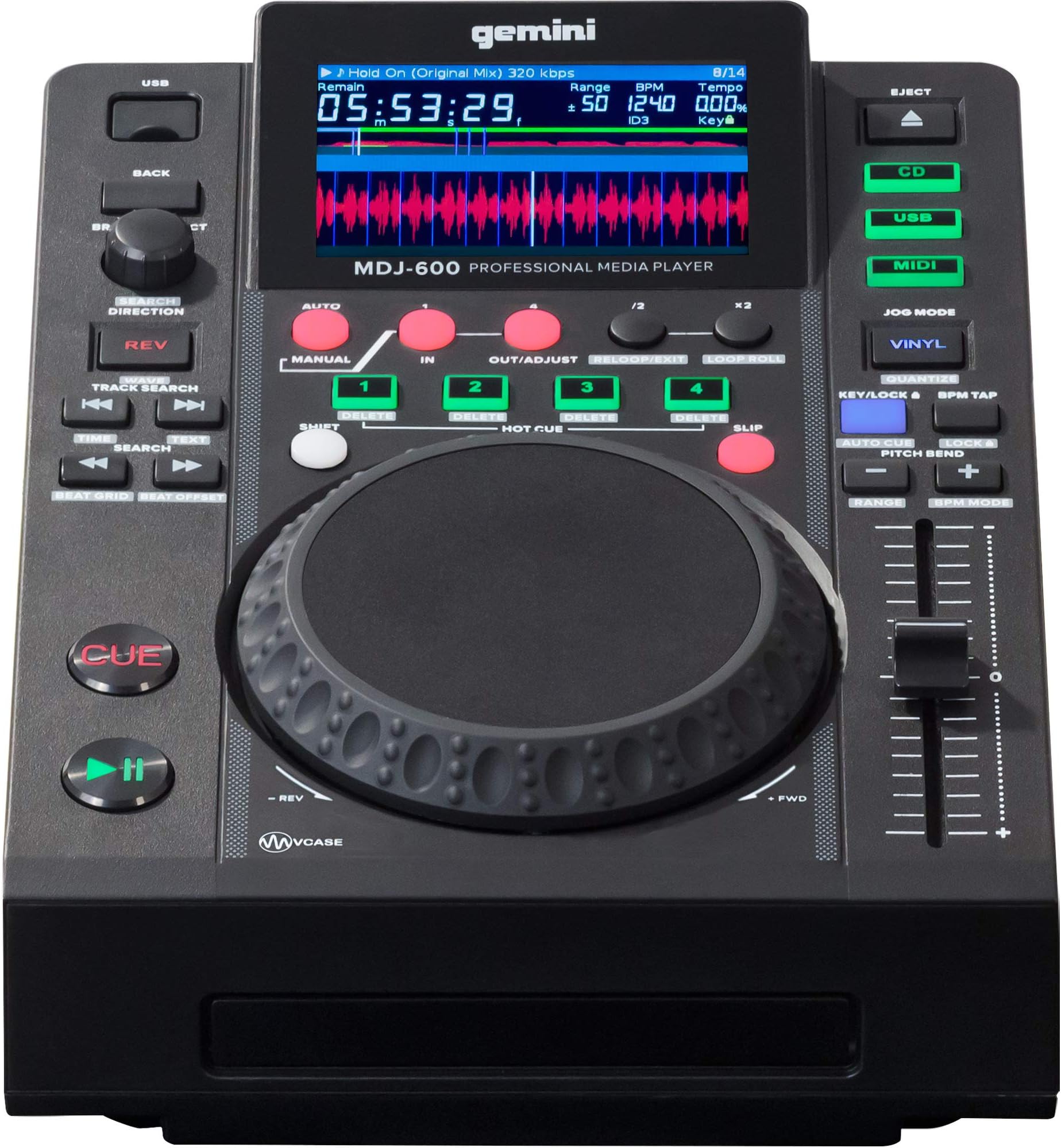 Pronomic CDJ-500 Full-Station Doppel DJ CD-Player (Standalone-Format ...
