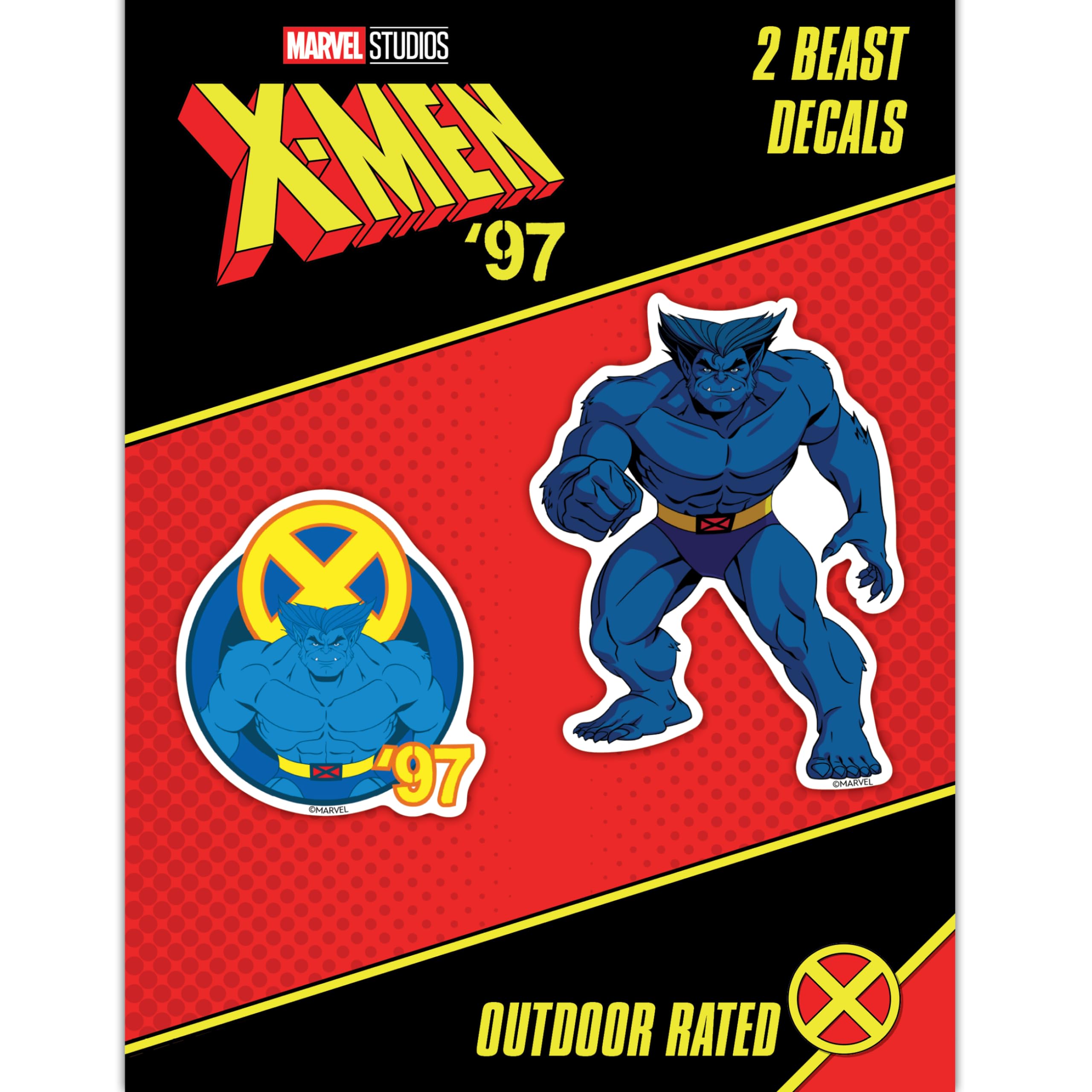 Amazon.com - Marvel X-Men Beast Decals - Set of 2 Vinyl Stickers for ...