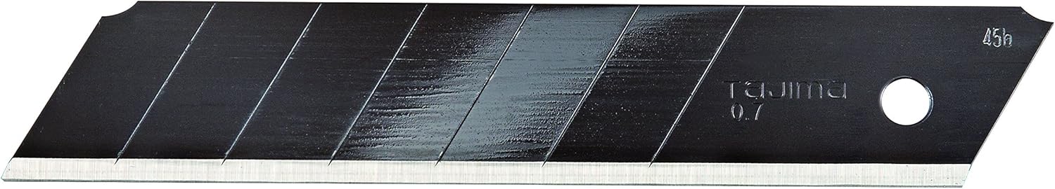 TAJIMA Utility Knives & Blades - 10-Pack 1" Razar Black Box Cutter Snap ...