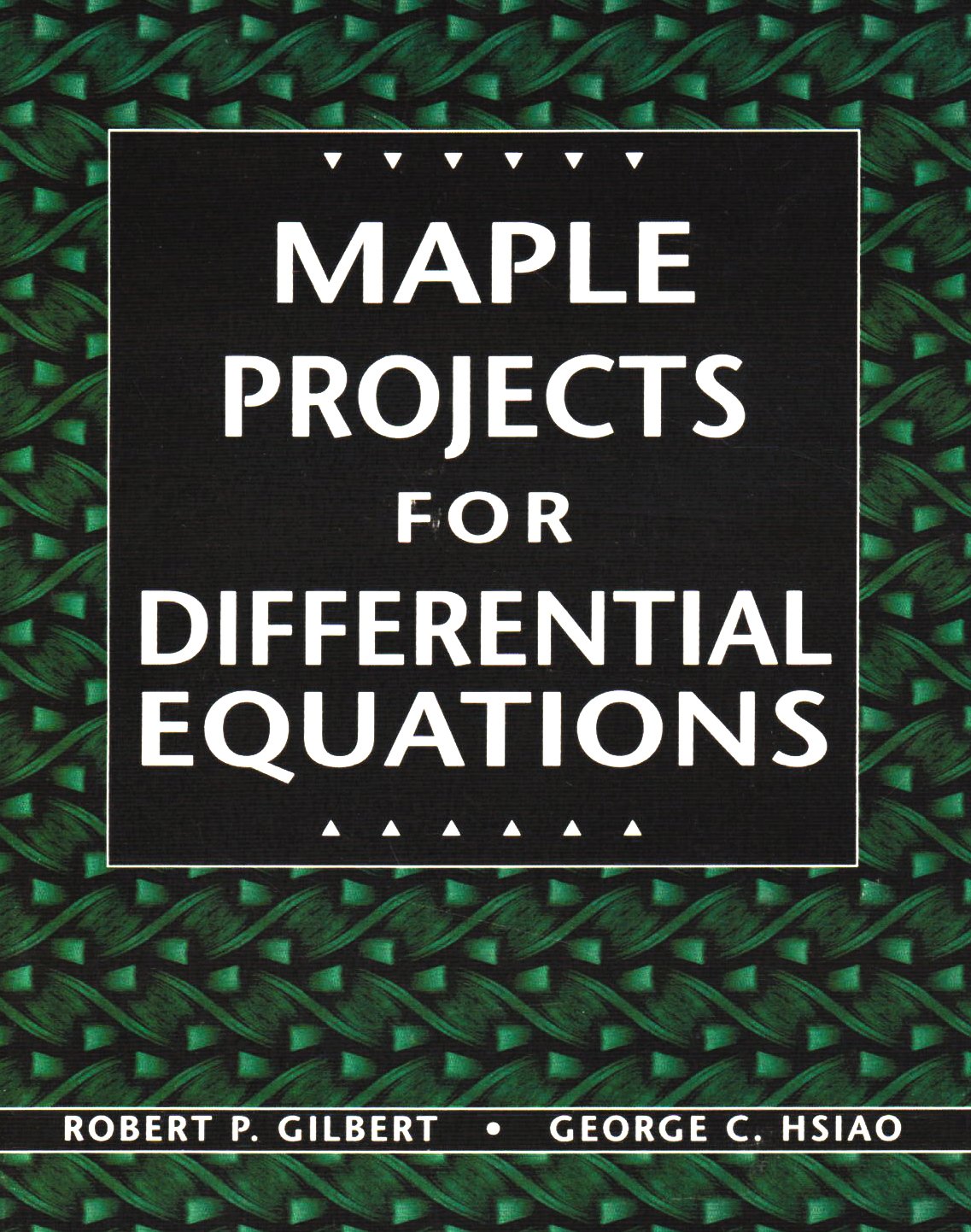 Buy Maple Projects for Differential Equations Book Online at Low Prices ...