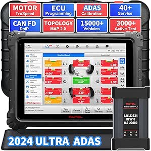 Amazon.com: Autel Scanner MaxiSys Ultra ADAS 2024 Top Intelligent Diagnostic & ADAS Calibration ...