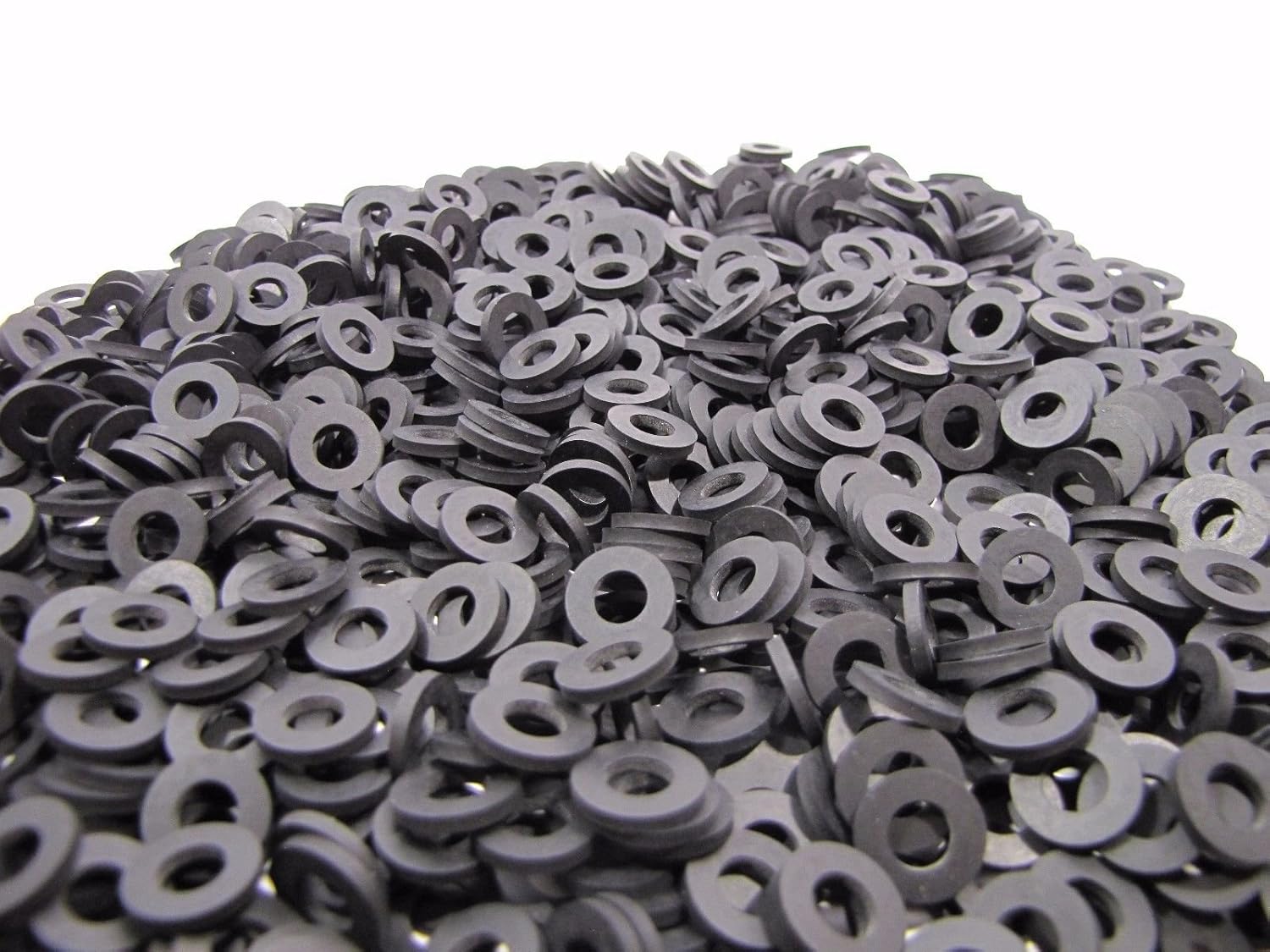 (100 Pack) Oil Resistant Neoprene Rubber Fender Washers 1/2" OD x 1/4 ...