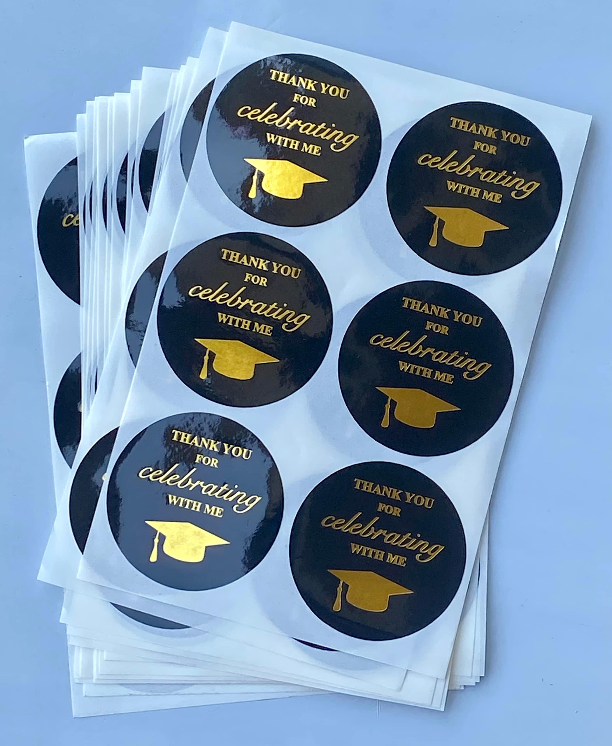 Amazon.com : 2 inch 90PCS Graduation Thank You for Celebrating with Me ...