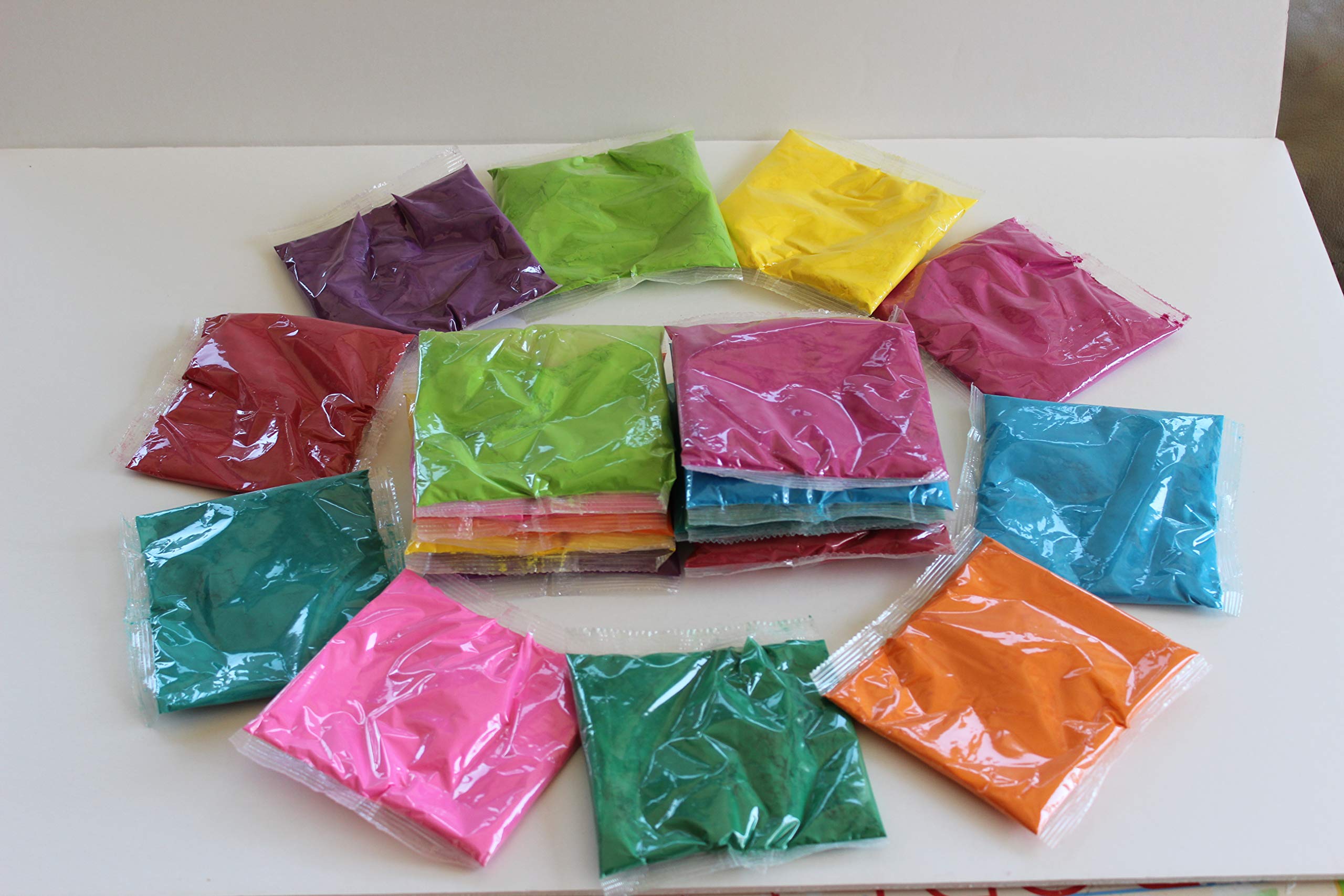 Buy CraZeeColors (TM) Premium Holi Color Powder 30 packs of 50 grams ...