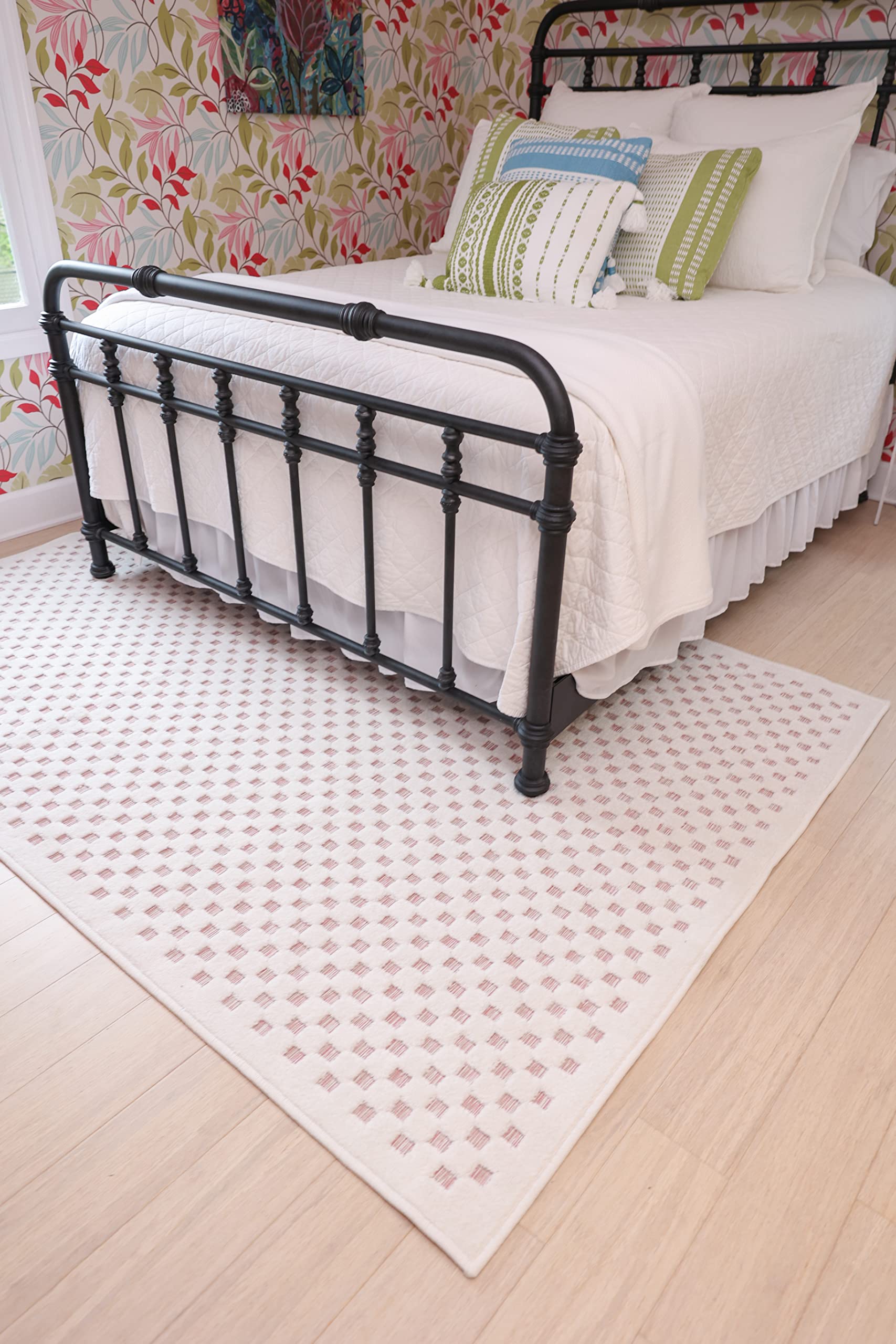 Simply Southern Cottage Lecompte Area Rug, 9' x 12', Pink