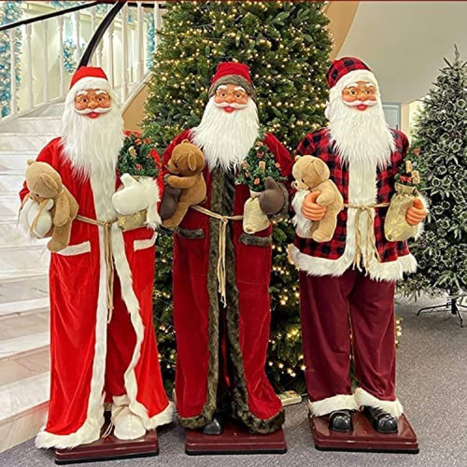Life Size Santa Displays Large Life Size Santa Claus Figures
