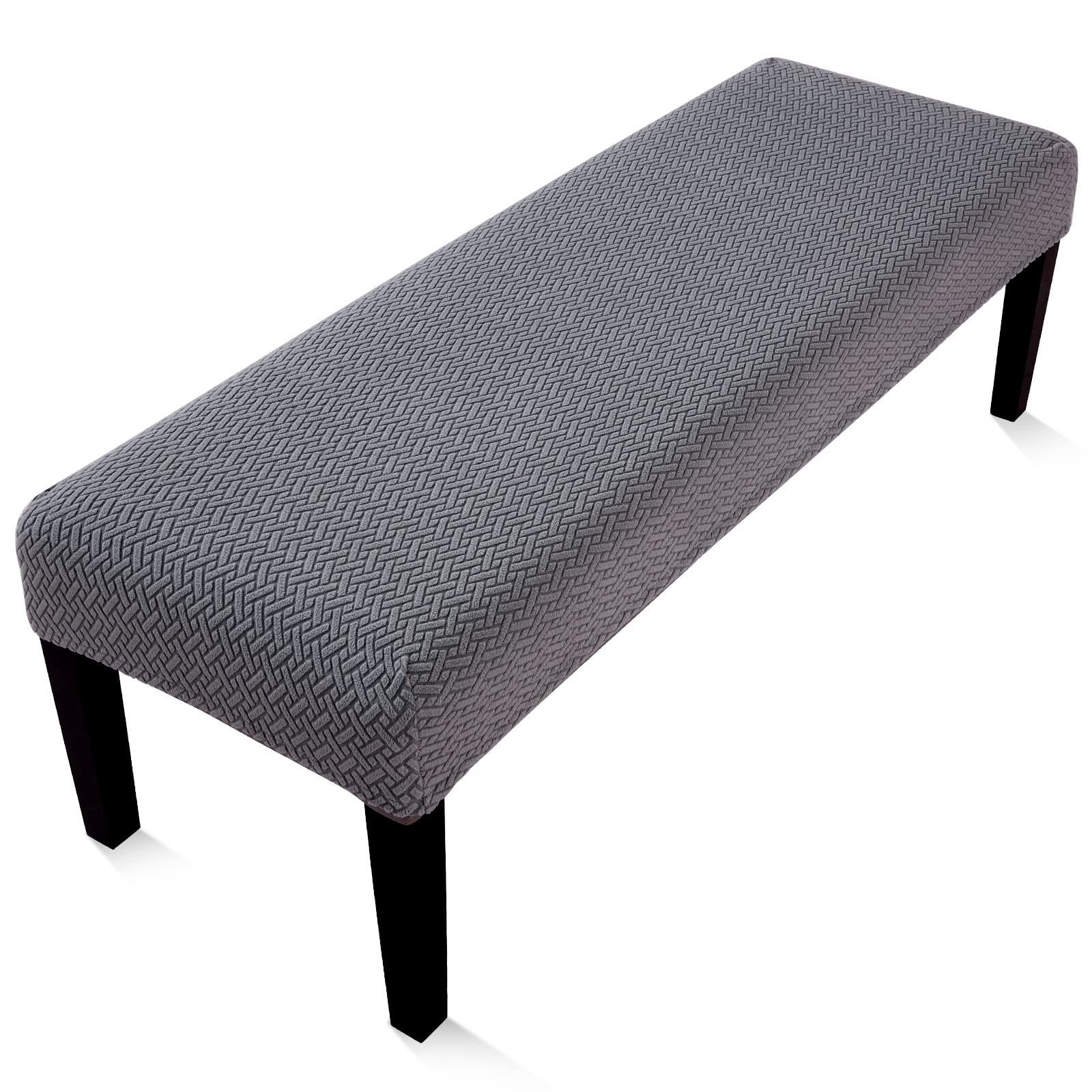 Amazon.com: Fuloon Stretch Jacquard Dining Bench Cover - Anti-Dust ...