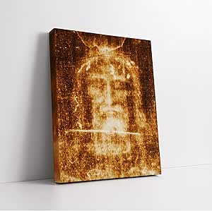 Amazon.com: Poster Master Shroud of Turin Canvas - Retro Face of Jesus ...