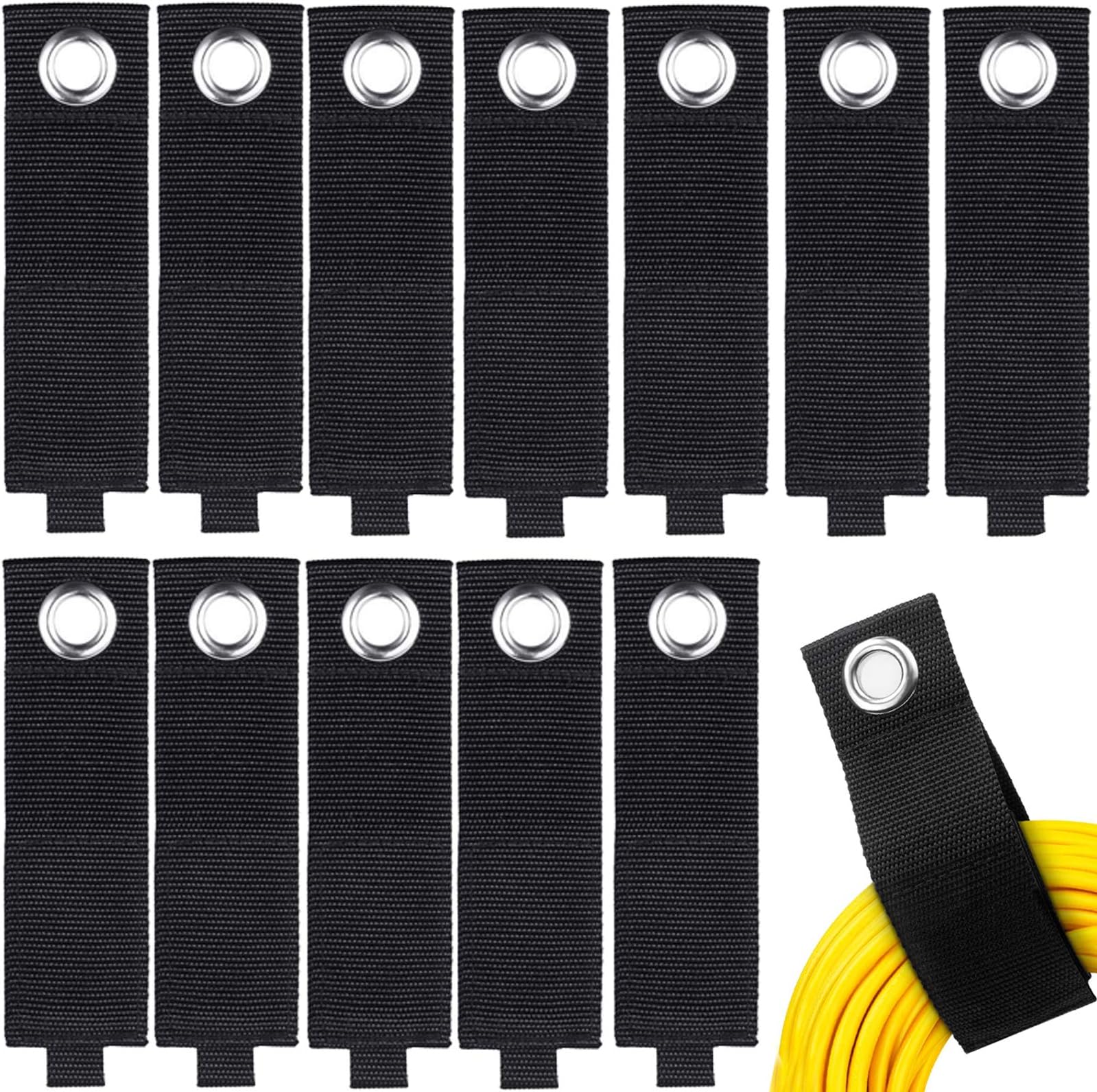 Amazon.com: Zkptops 12Pcs Extension Cord Holder Organizer Heavy Duty ...