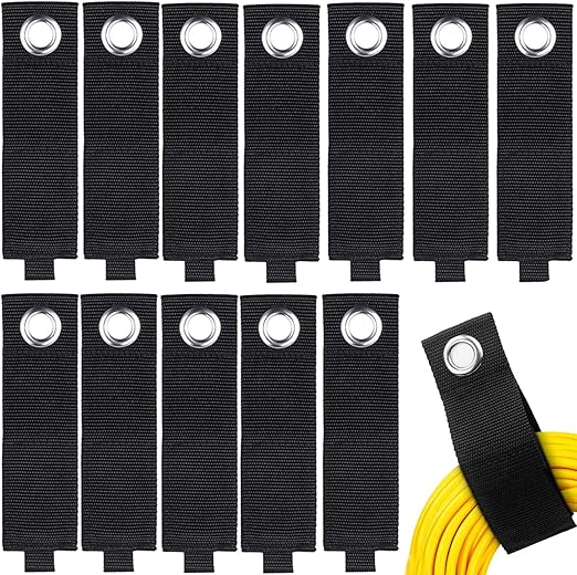 Amazon.com: Zkptops 12Pcs Extension Cord Holder Organizer Heavy Duty ...