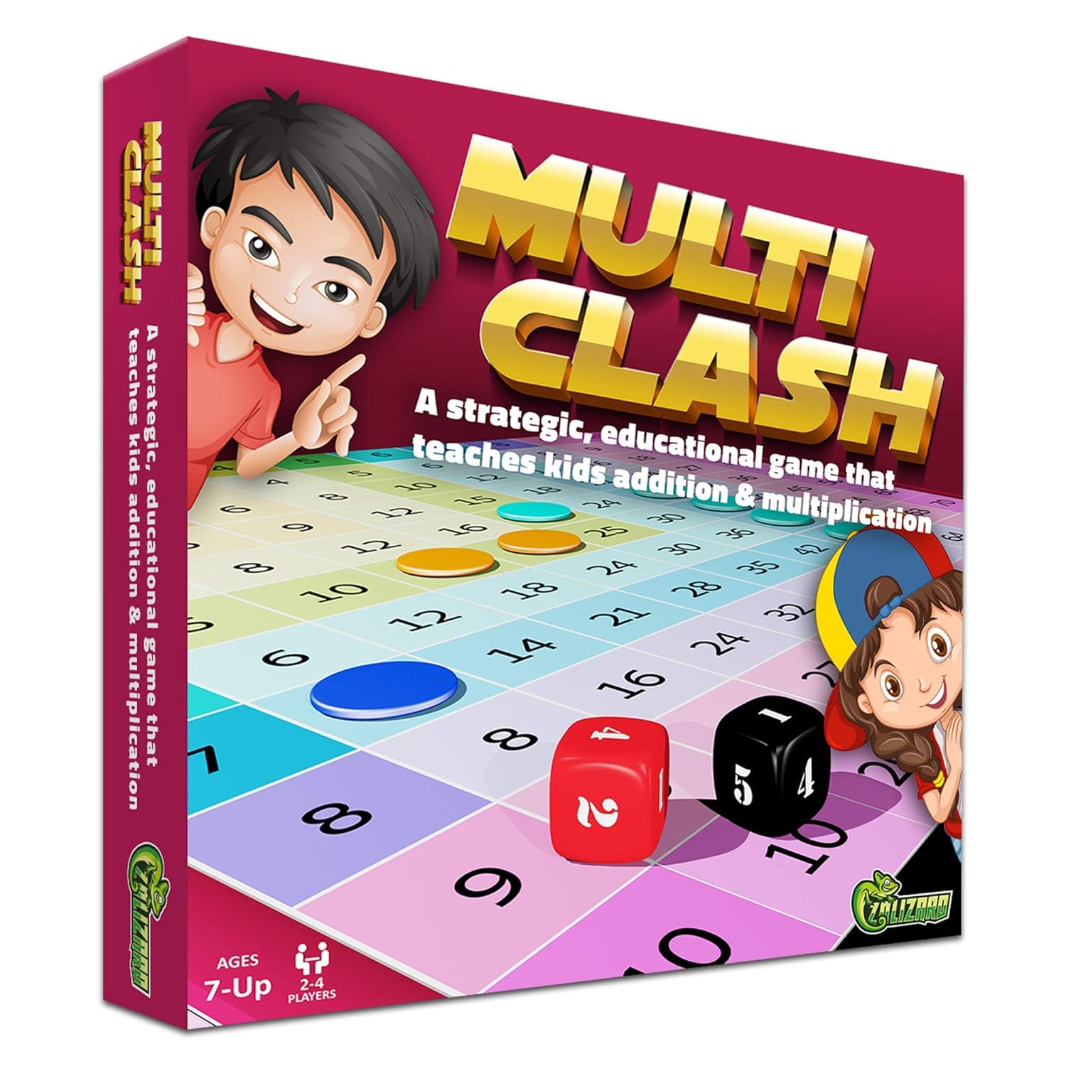 Buy Multi Clash Addition Multiplication Board Game For Ages 7 2 4 buy-multi-clash-addition-multiplication-board-game-for-ages-7-2-4