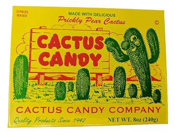 Amazon.com : Cactus Candy Company 1/2 LB Box Arizona Prickly Pear ...