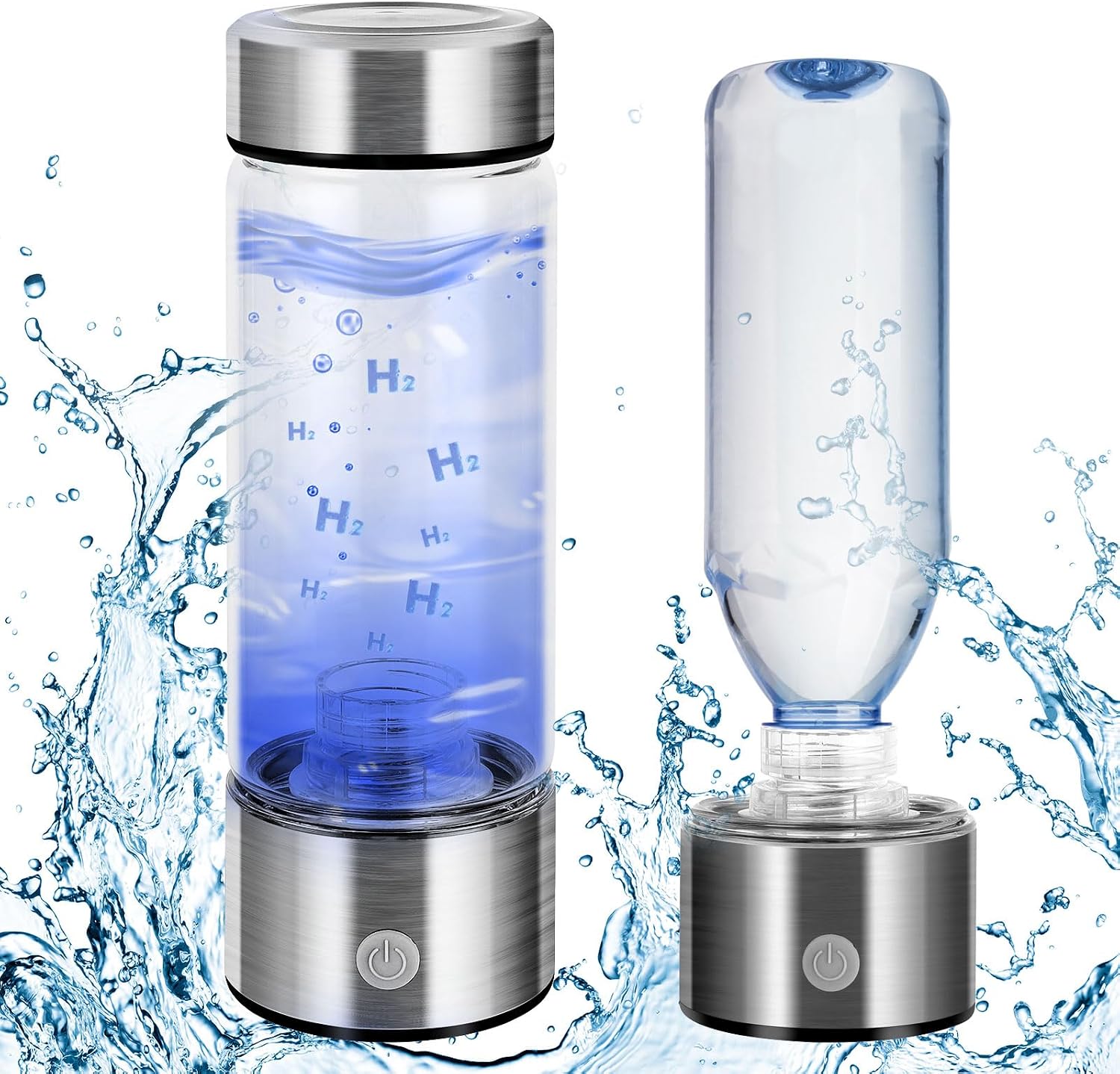 Amazon.com: Hydrogen Water Bottle - Portable Hydrogen Generator with ...