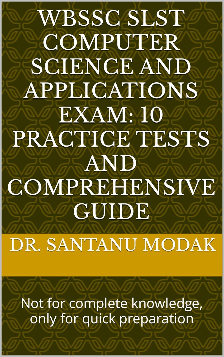 Amazon.com: WBSSC SLST Computer Science and Applications Exam: 10 ...