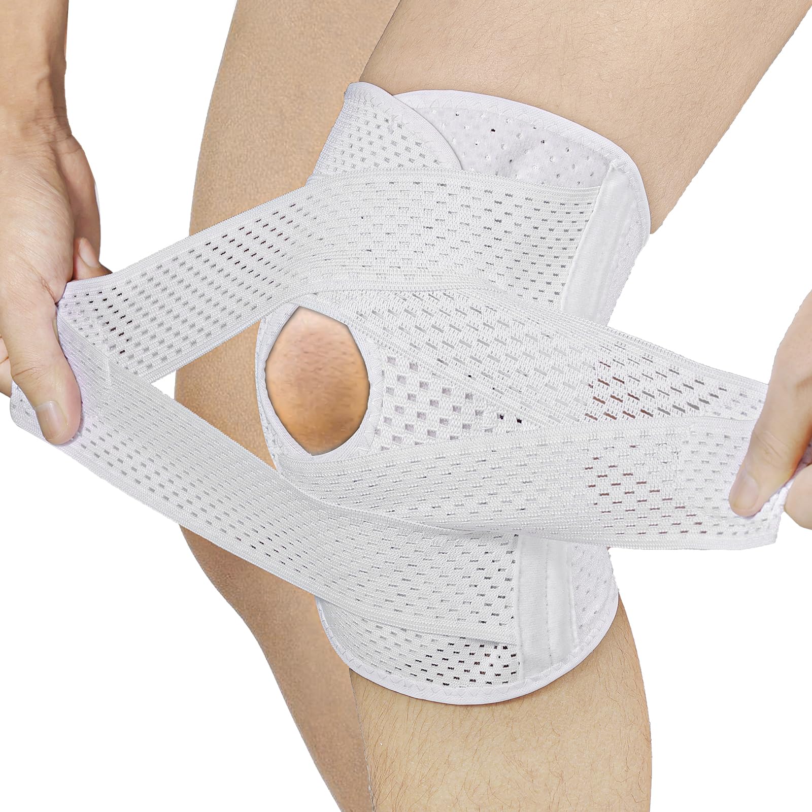 kangshlye Knee Brace for Pain Relief,Effective Knee Compression Sleeve ...